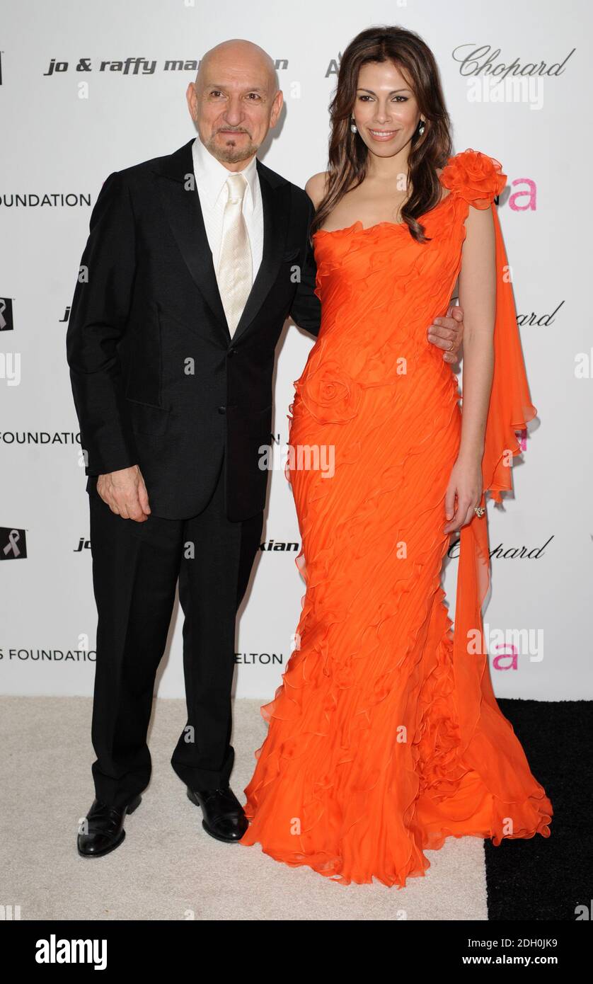 Sir Ben Kingsley and his wife Daniela Barbosa de Carneiro arriving at ...