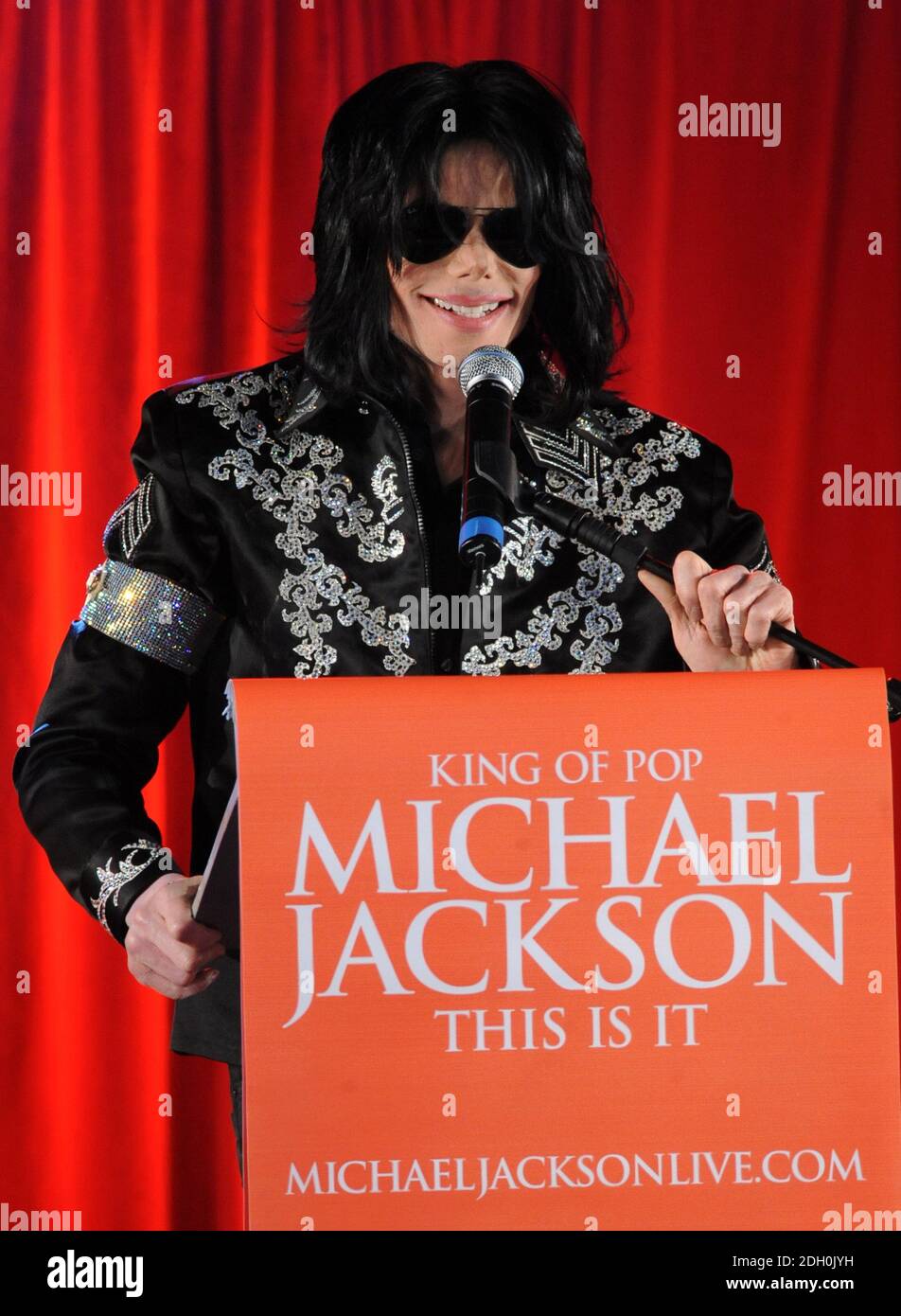 Michael Jackson announces plans for his last performances in London in ...