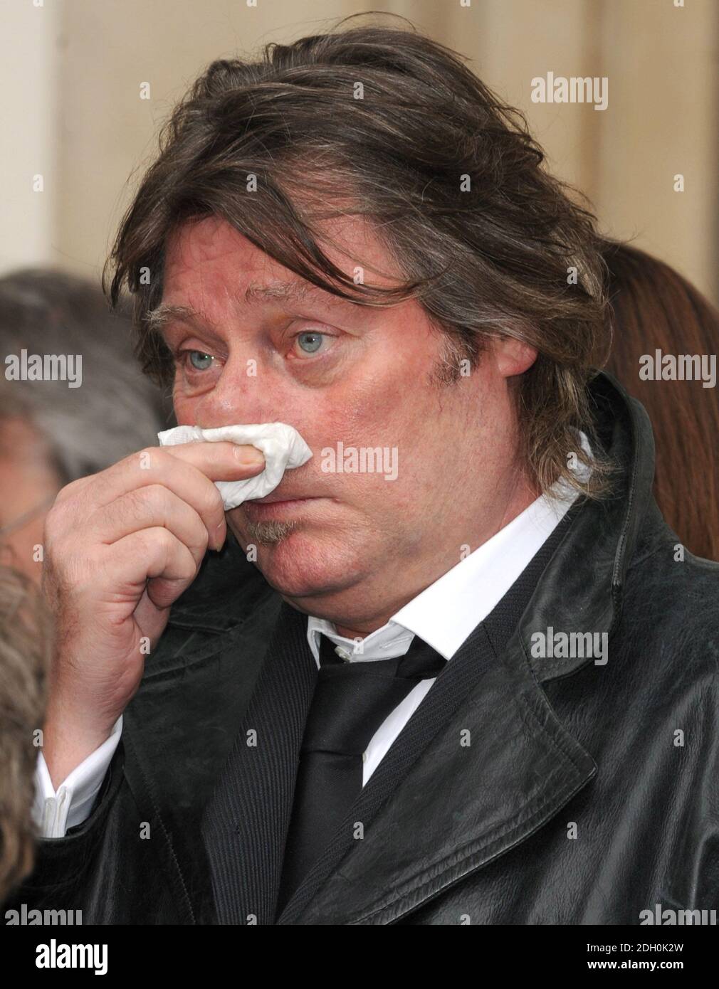 David Spinx attends the funeral of Wendy Richard at St Marylebone ...