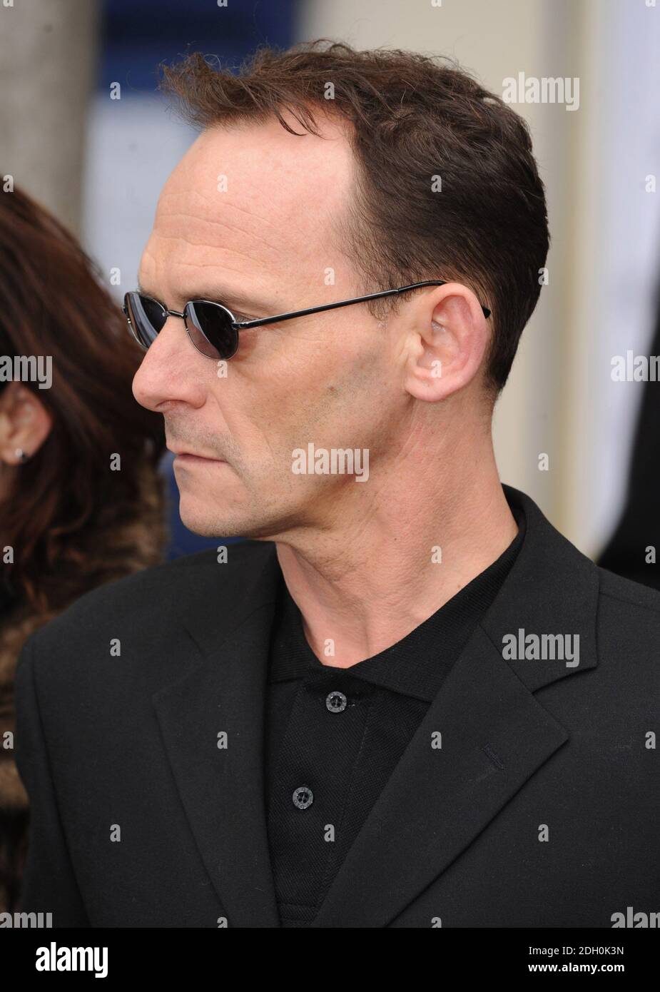 Perry Fenwick attends the funeral of Wendy Richard at St Marylebone ...