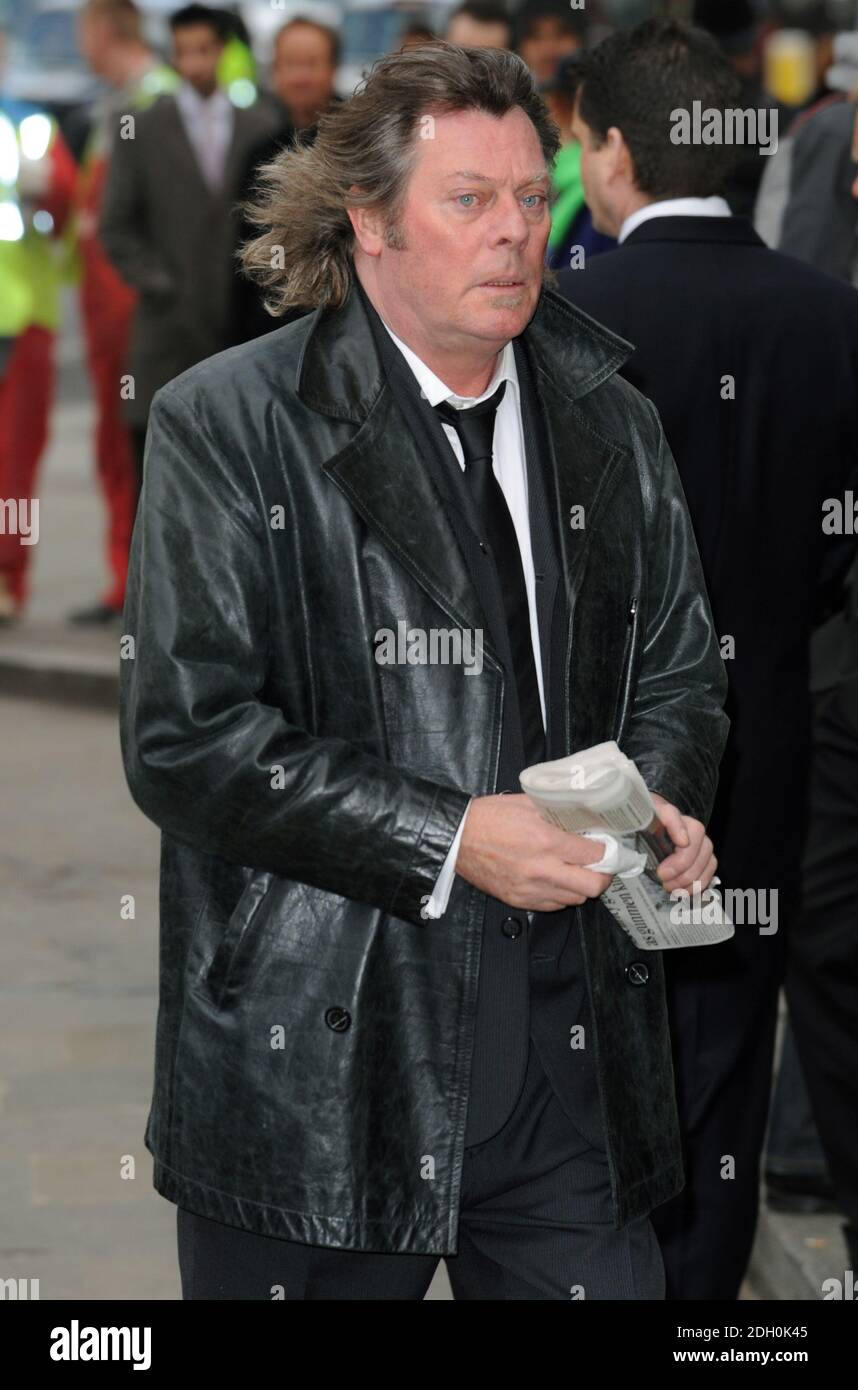 David Spinx attends the funeral of Wendy Richard at St Marylebone ...