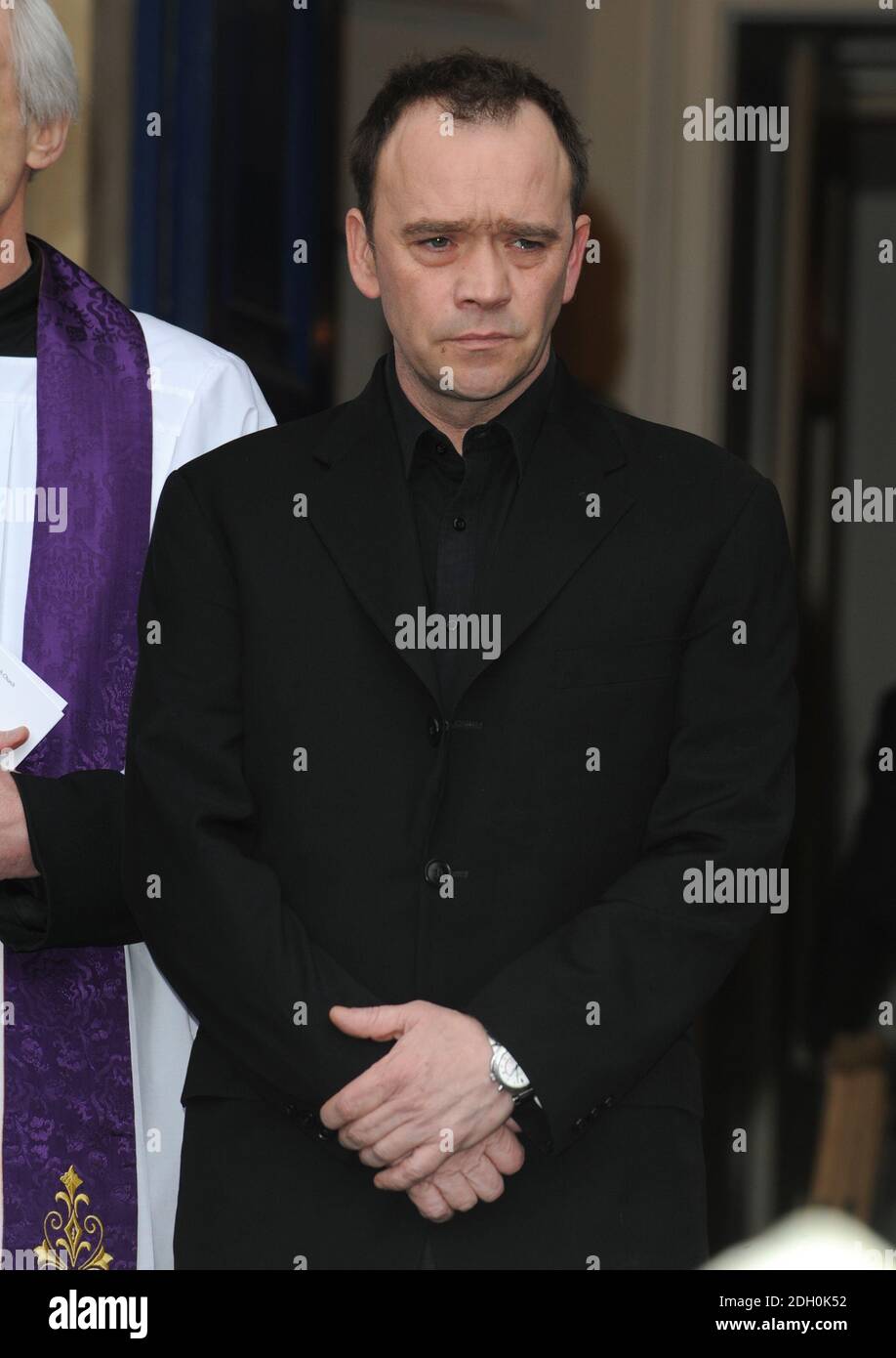 Todd Carty attends the funeral of Wendy Richard at St Marylebone Parish ...