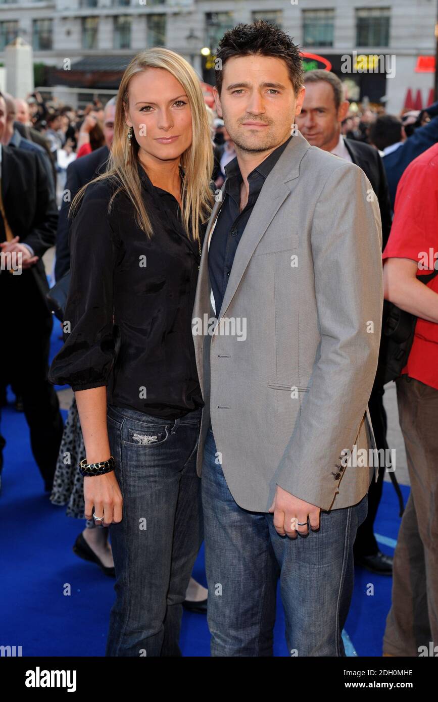 Tom Chambers and wife Clare arriving at the UK Premiere of Star Trek ...