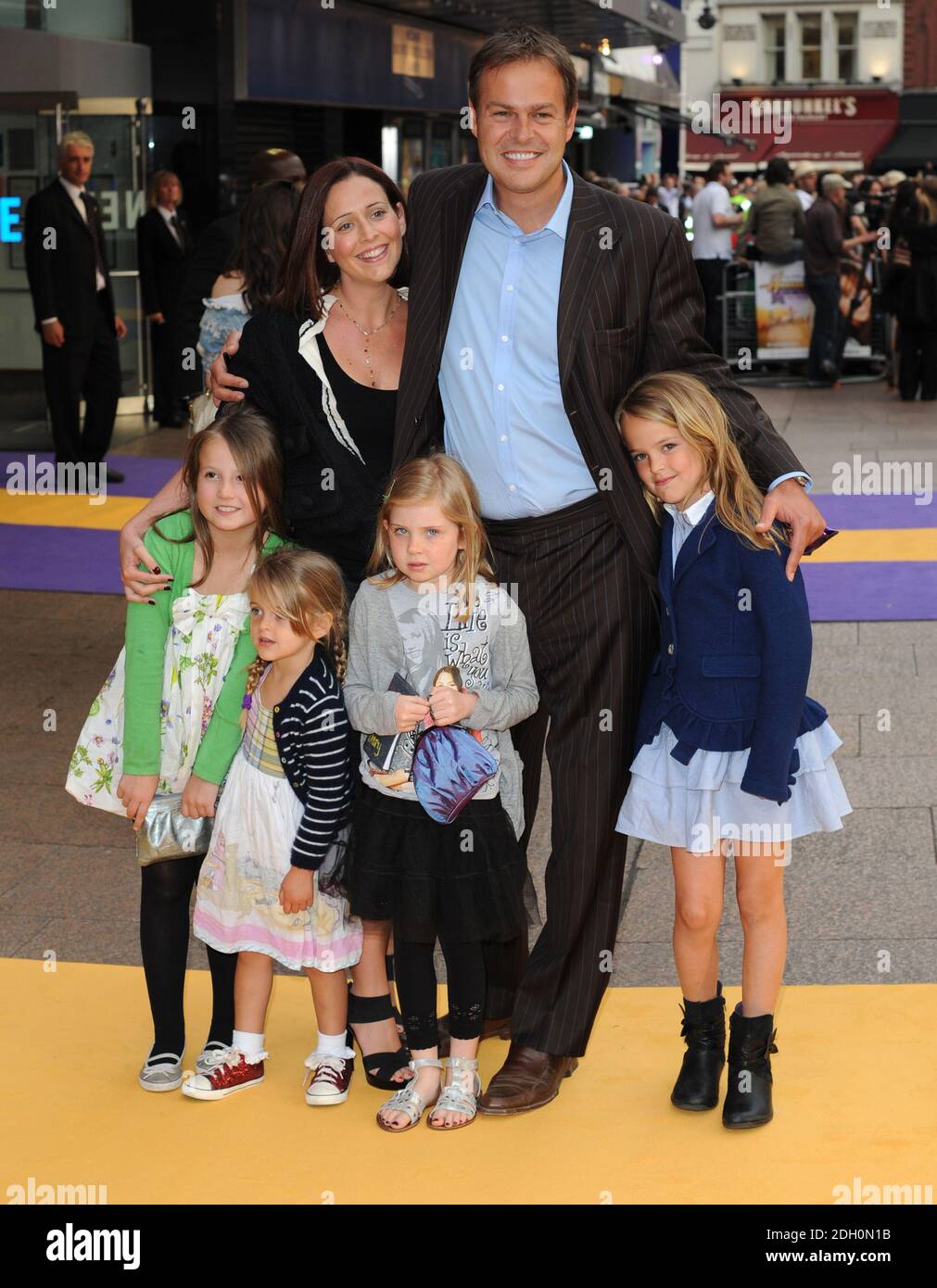 Petere Jones and family arriving at the UK Film Premiere of 'Hannah ...