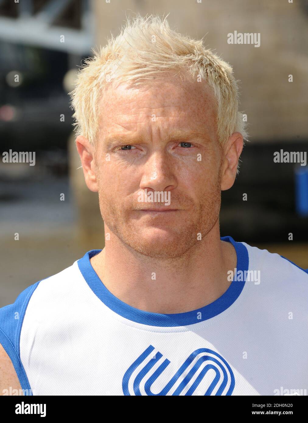 Iwan Thomas at a photocall for some of the celebrities running the ...