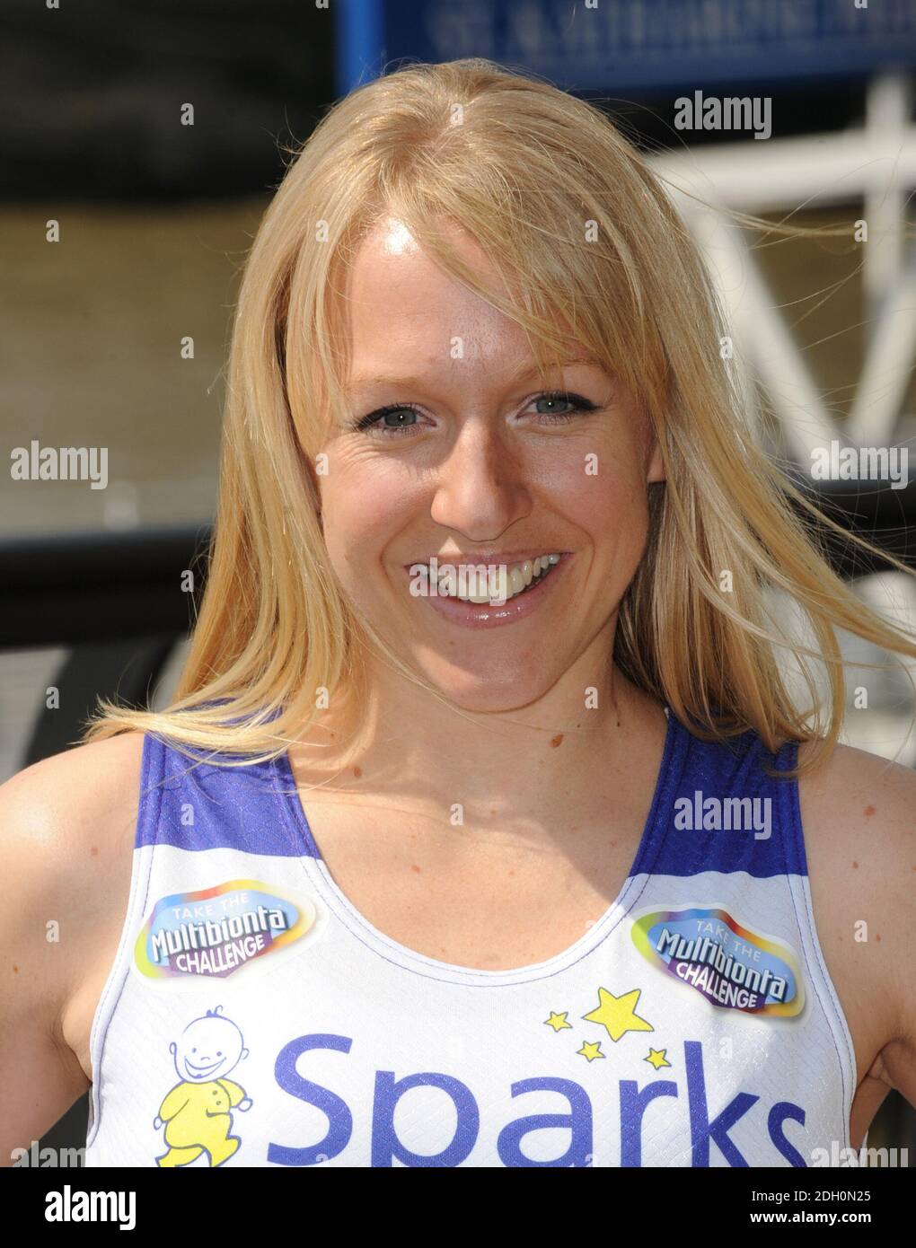 Gail Emms at a photocall for some of the celebrities running the Flora ...