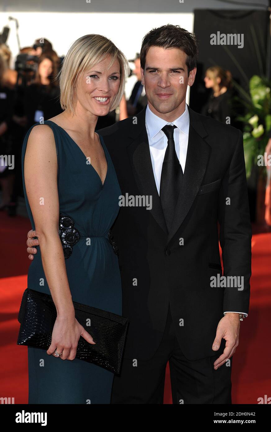 Jenni Falconer and Gethin Jones arriving for the British Academy ...