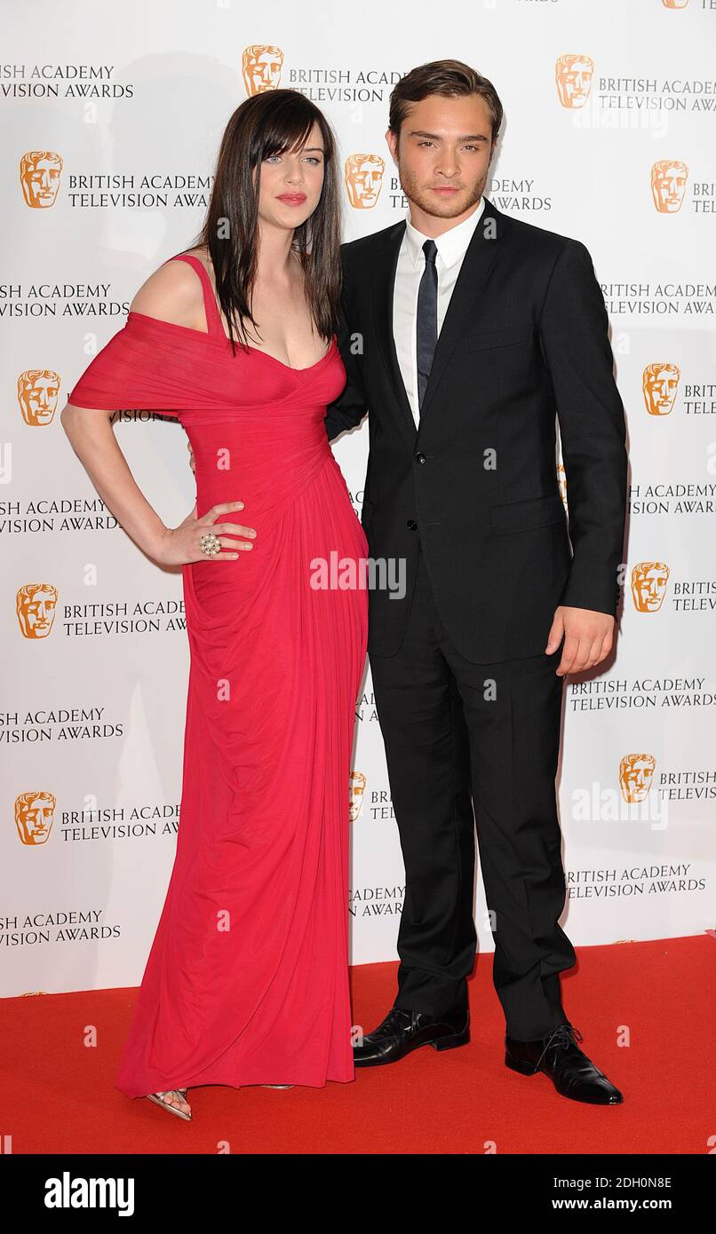Ed Westwick and Michelle Ryan at the British Academy Television Awards ...