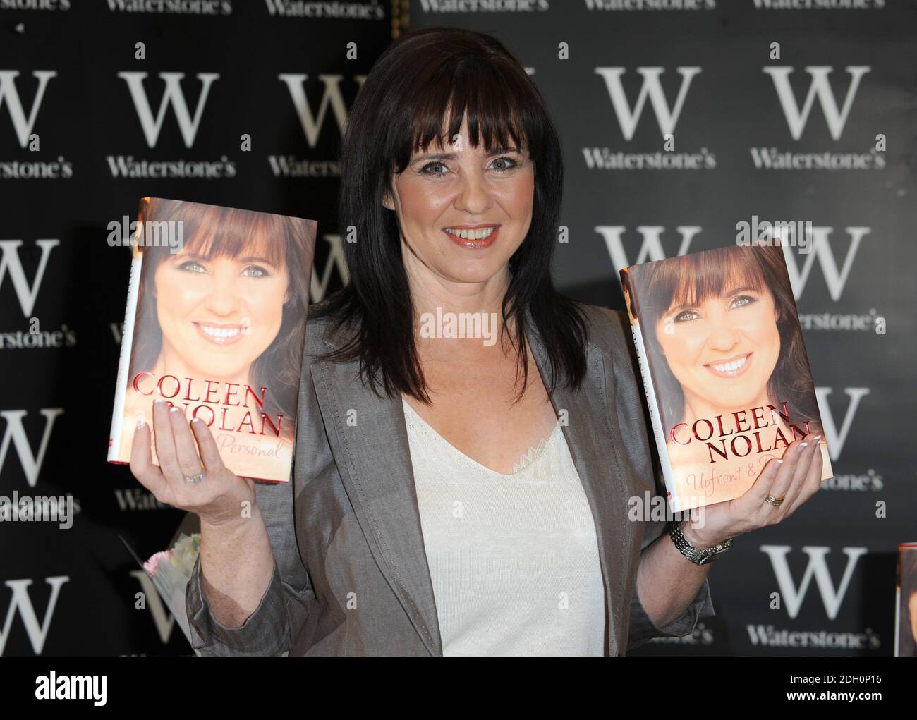 Coleen Nolan signs copies of her autobiography Upfront and Personal, at ...