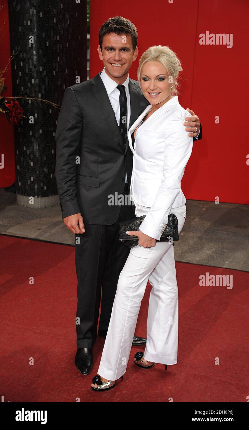 Scott Maslen and Rita Simons arriving for the 2009 British Soap Awards at the BBC Television ...