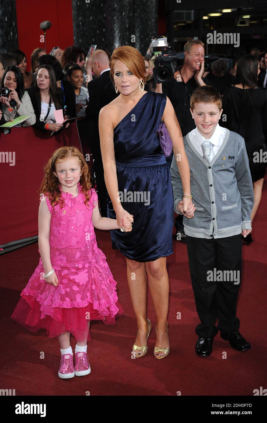 Patsy Palmer, James Forde and Maisie Smith (left) arriving for the 2009 ...