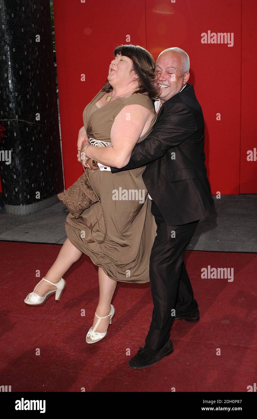 Cheryl Fergison and Cliff Parisi arriving for the 2009 British Soap ...