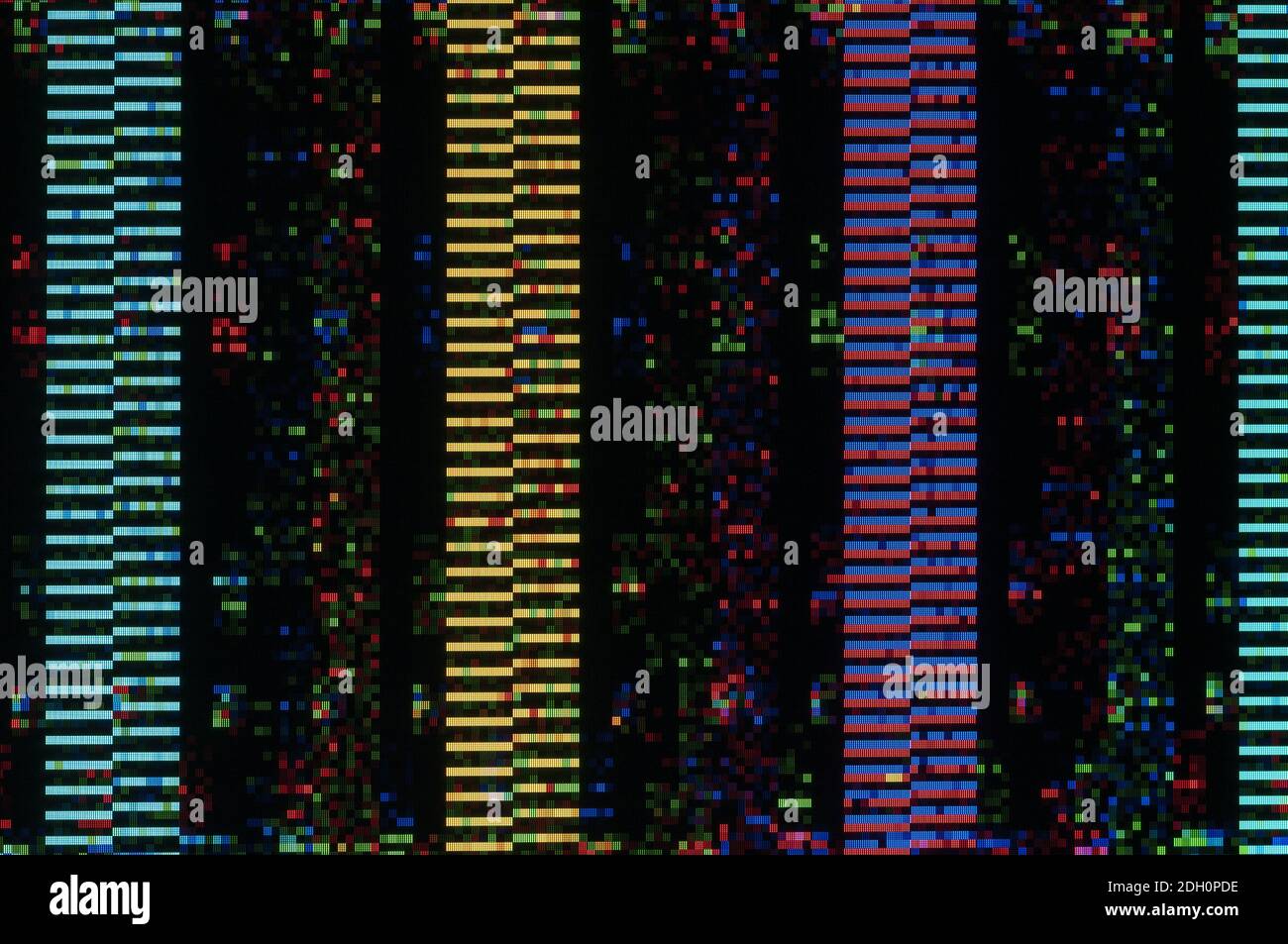 Abstract background, pattern of a digital glitch Stock Photo - Alamy