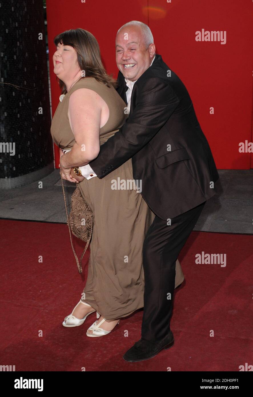 Cheryl Fergison and Cliff Parisi arriving for the 2009 British Soap ...