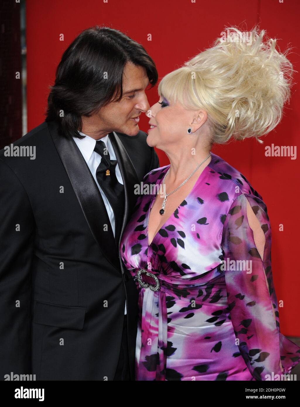 Barbara Windsor and husband Scott Mitchell arriving for the 2009 British Soap Awards at the BBC ...