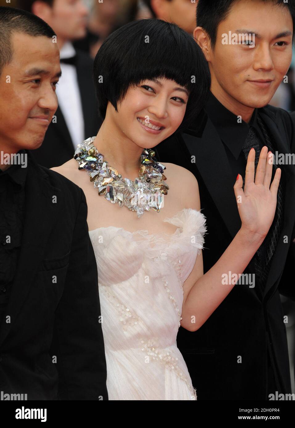 Tan Zhuo at the premiere for Spring Fever held at the Palais des ...