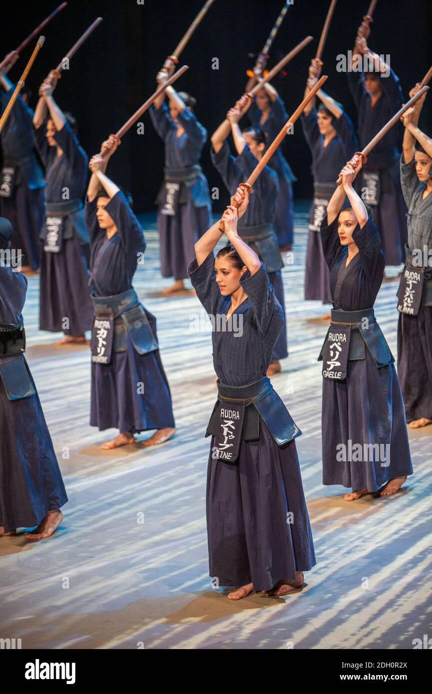 MARCH 8, 2009, ANTWERP, BELGIUM: dancers of the Lausanne Rudra Bejart ...