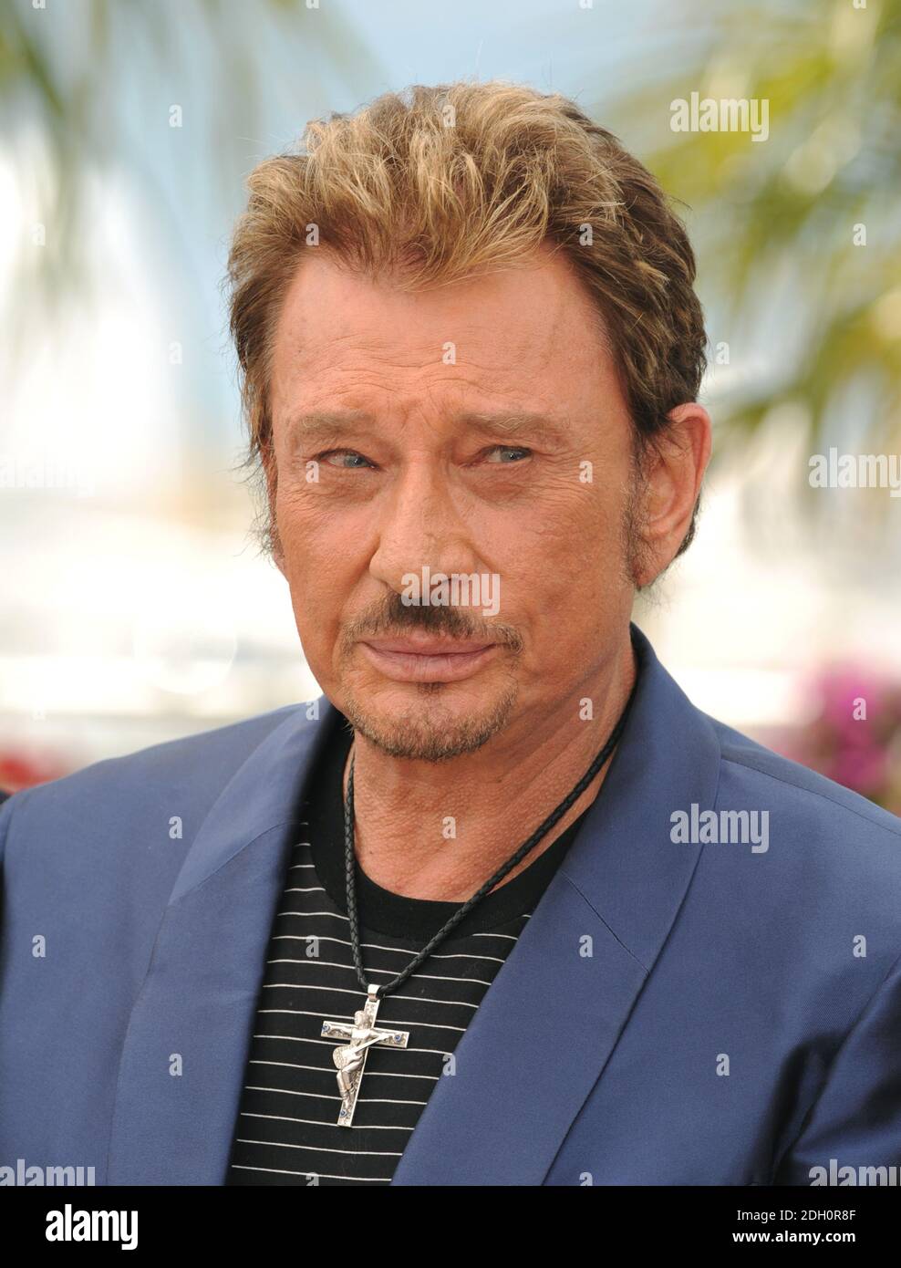 Actor Johnny Hallyday at the photocall for Vengeance, held at the ...