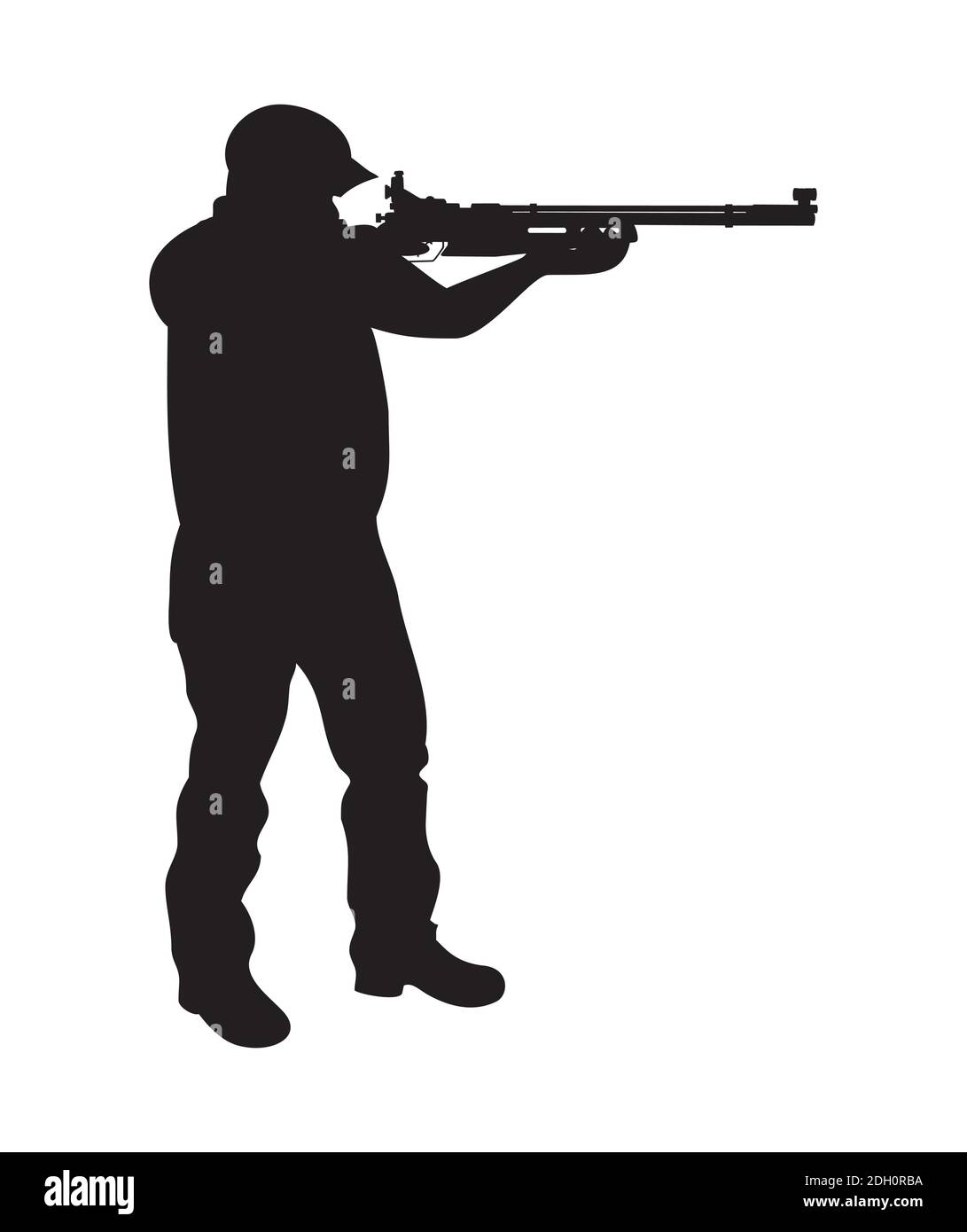 Shooter standing Stock Vector Images - Alamy