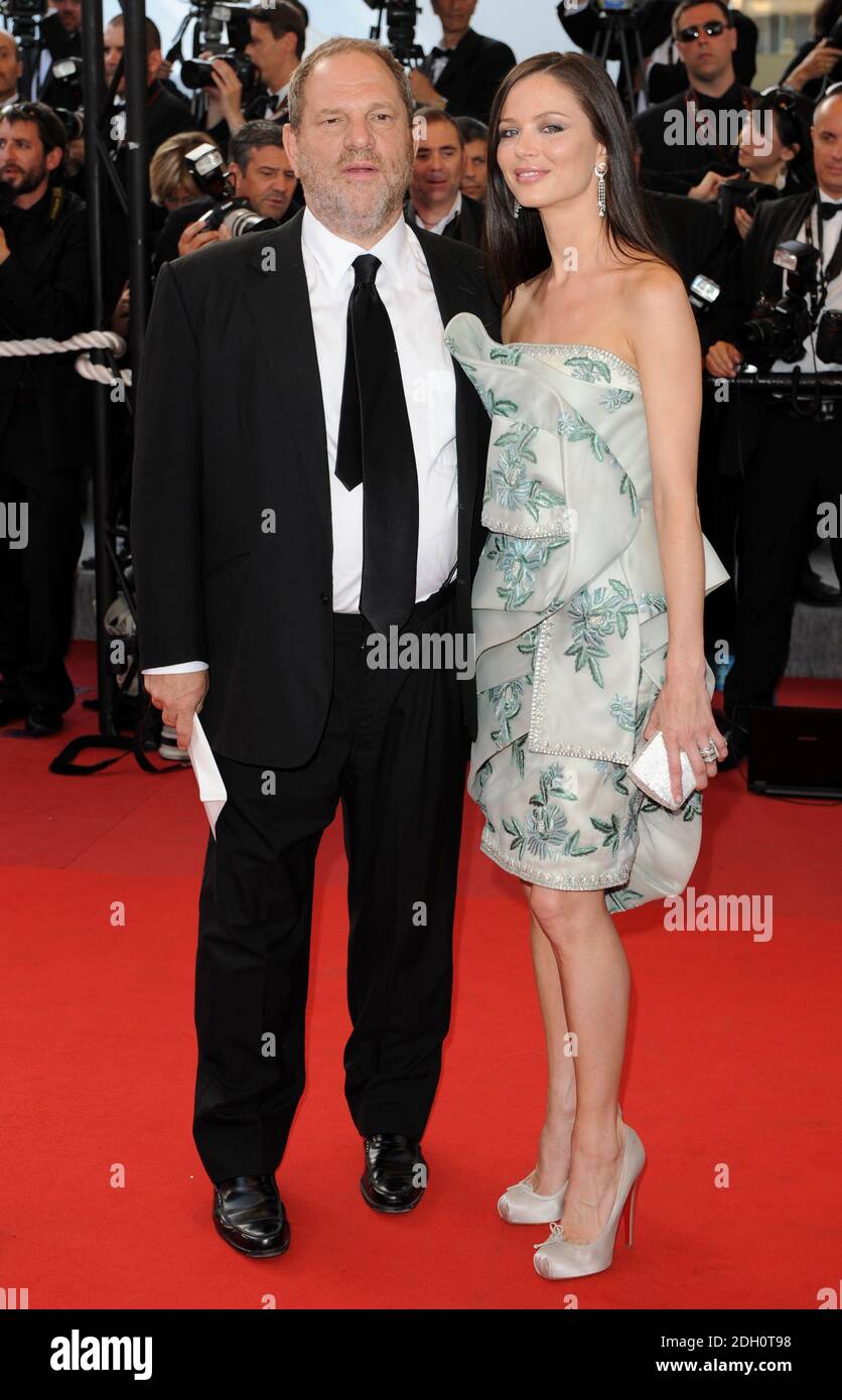 Harvey Weinstein and and Georgina Chapman arriving for the screening of ...