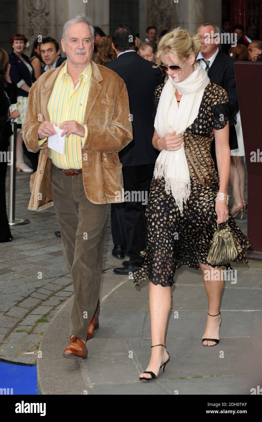 Actor John Cleese and actress Lisa Hogan arriving the Royal Academy of ...
