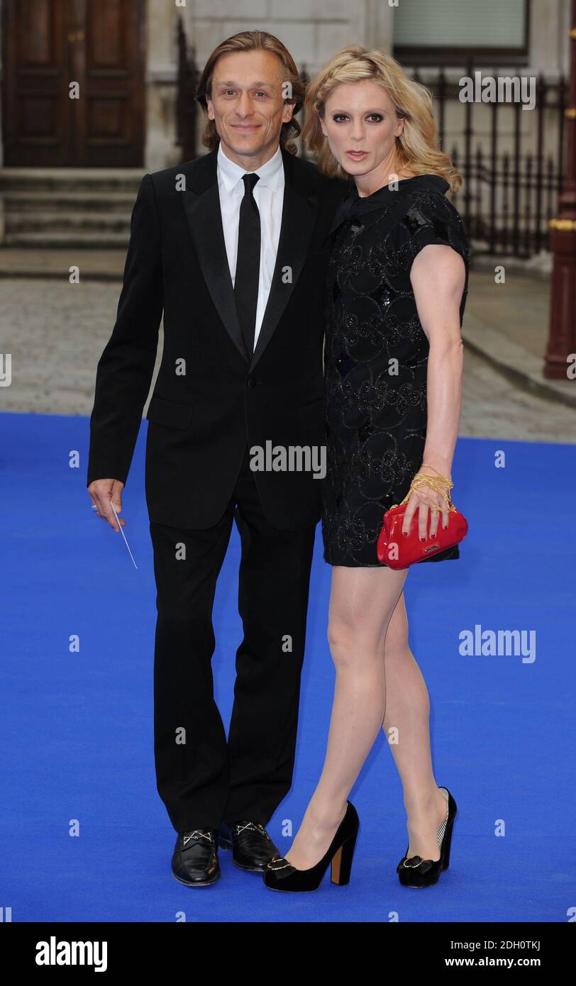 Emilia Fox and Jeremy Gilley arriving the Royal Academy of Arts Summer ...