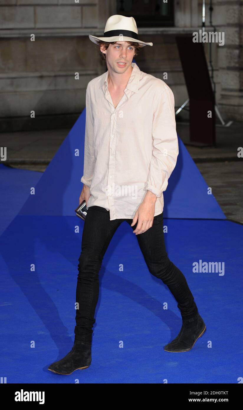 Johnny Borrell arriving the Royal Academy of Arts Summer Exhibition ...