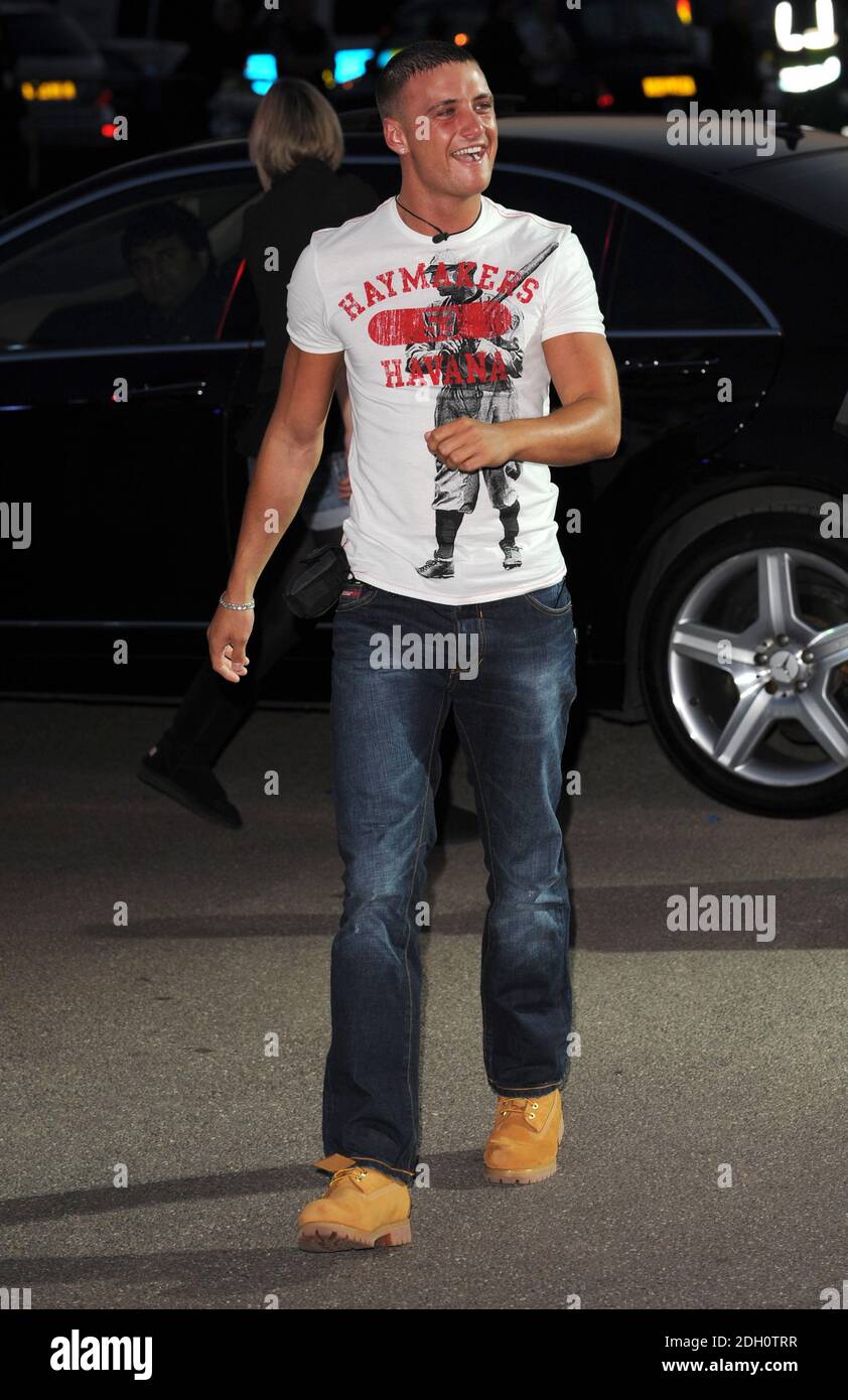 Charlie arriving at the Big Brother 10 House, Elstree Studios ...