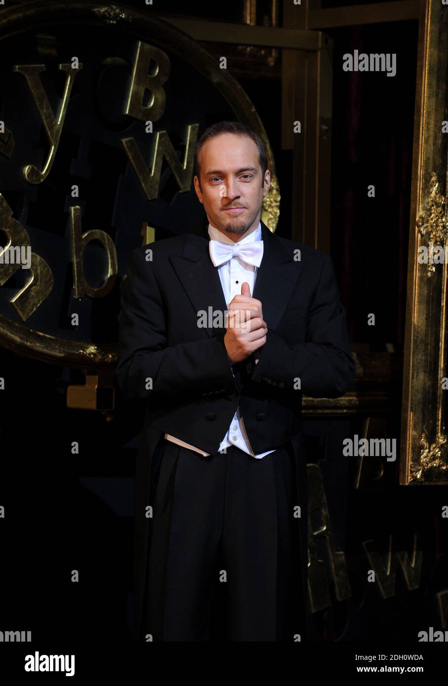 Derren Brown on stage for the 'Enigma' stage show at the Adelphi ...
