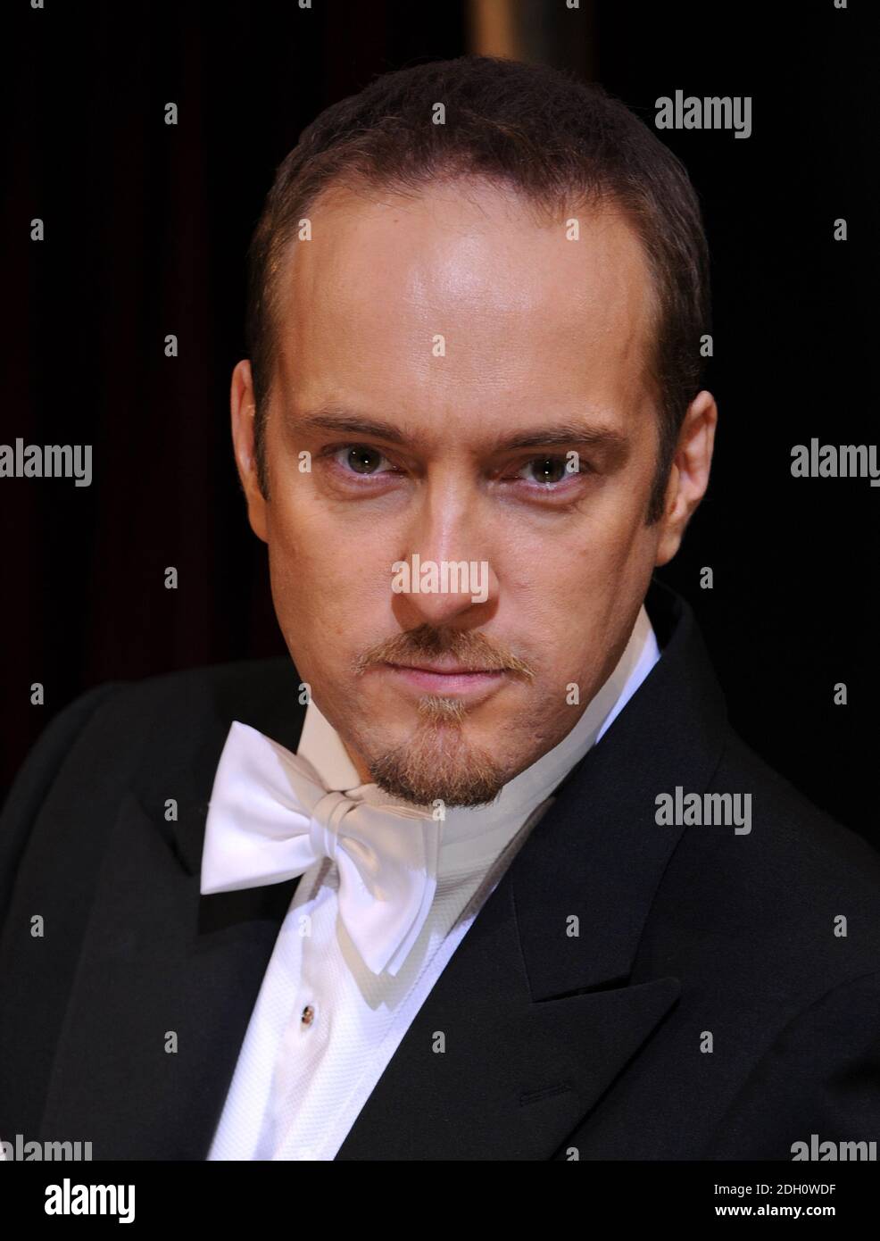 Derren Brown on stage for the 'Enigma' stage show at the Adelphi ...