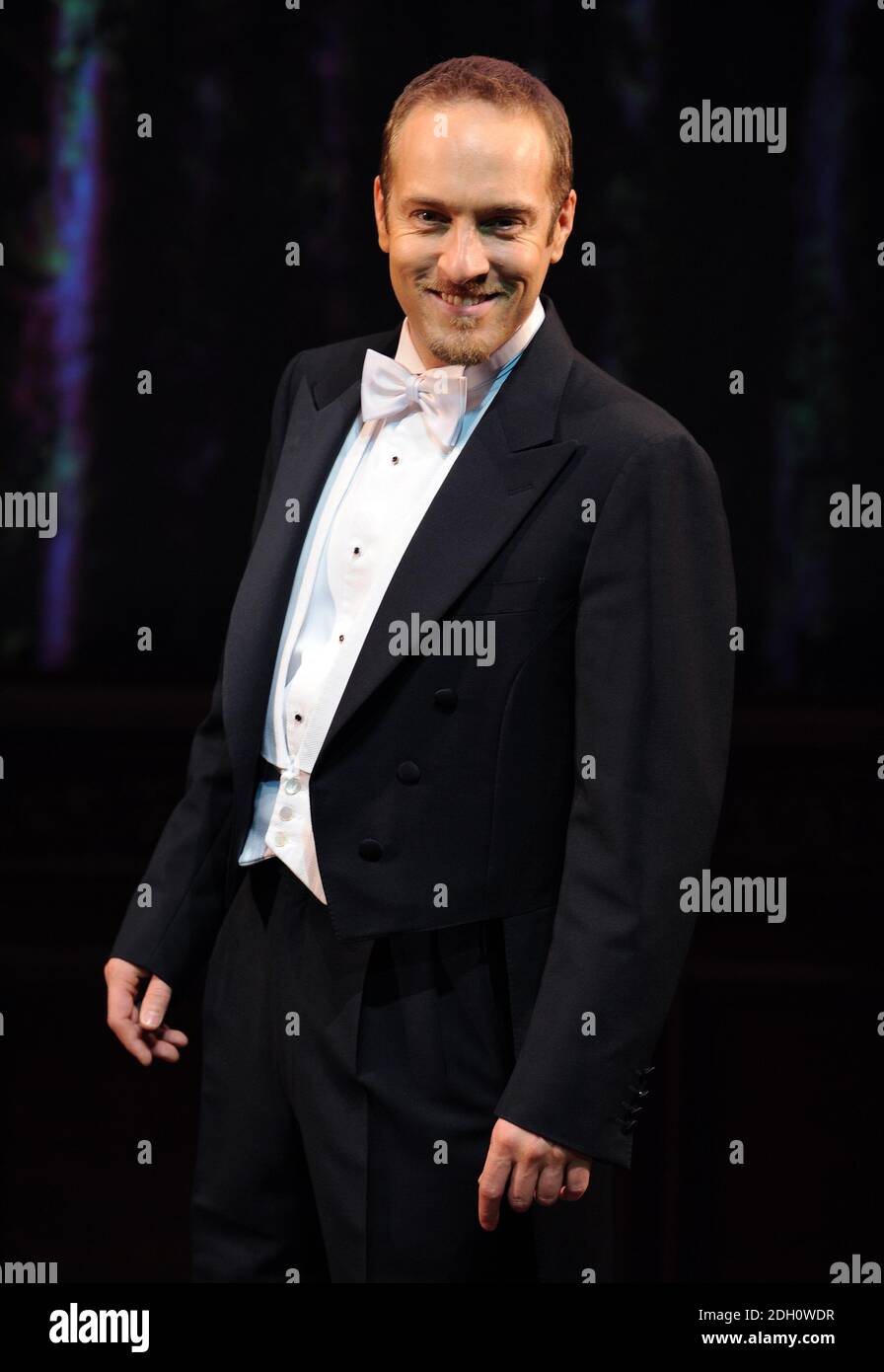 Derren Brown on stage for the 'Enigma' stage show at the Adelphi ...