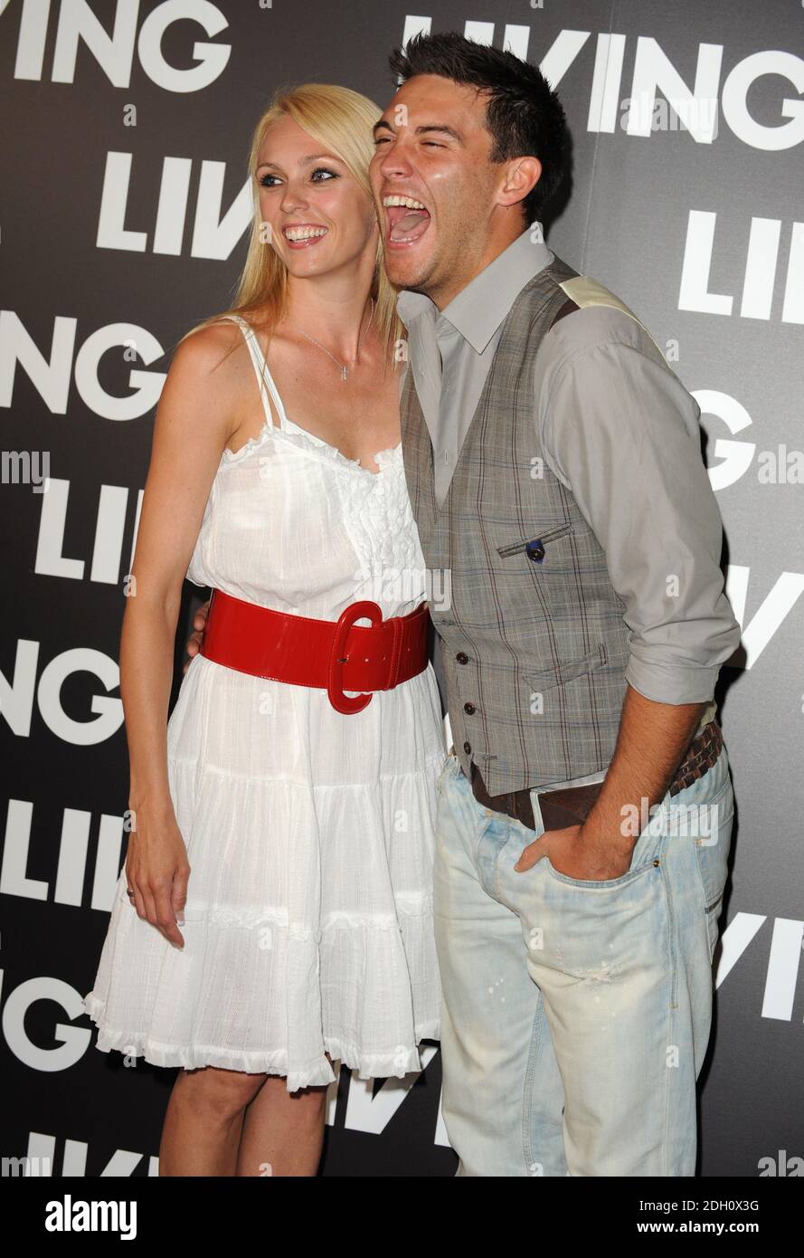 Camilla Dallerup and Kevin Sacre attending the Living TV Summer 2009 ...