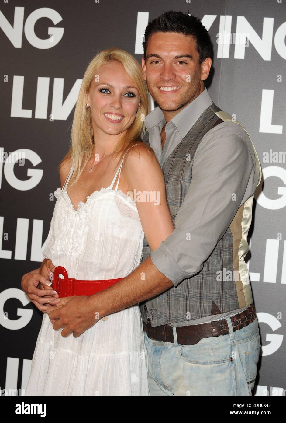 Camilla Dallerup and Kevin Sacre attending the Living TV Summer 2009 ...
