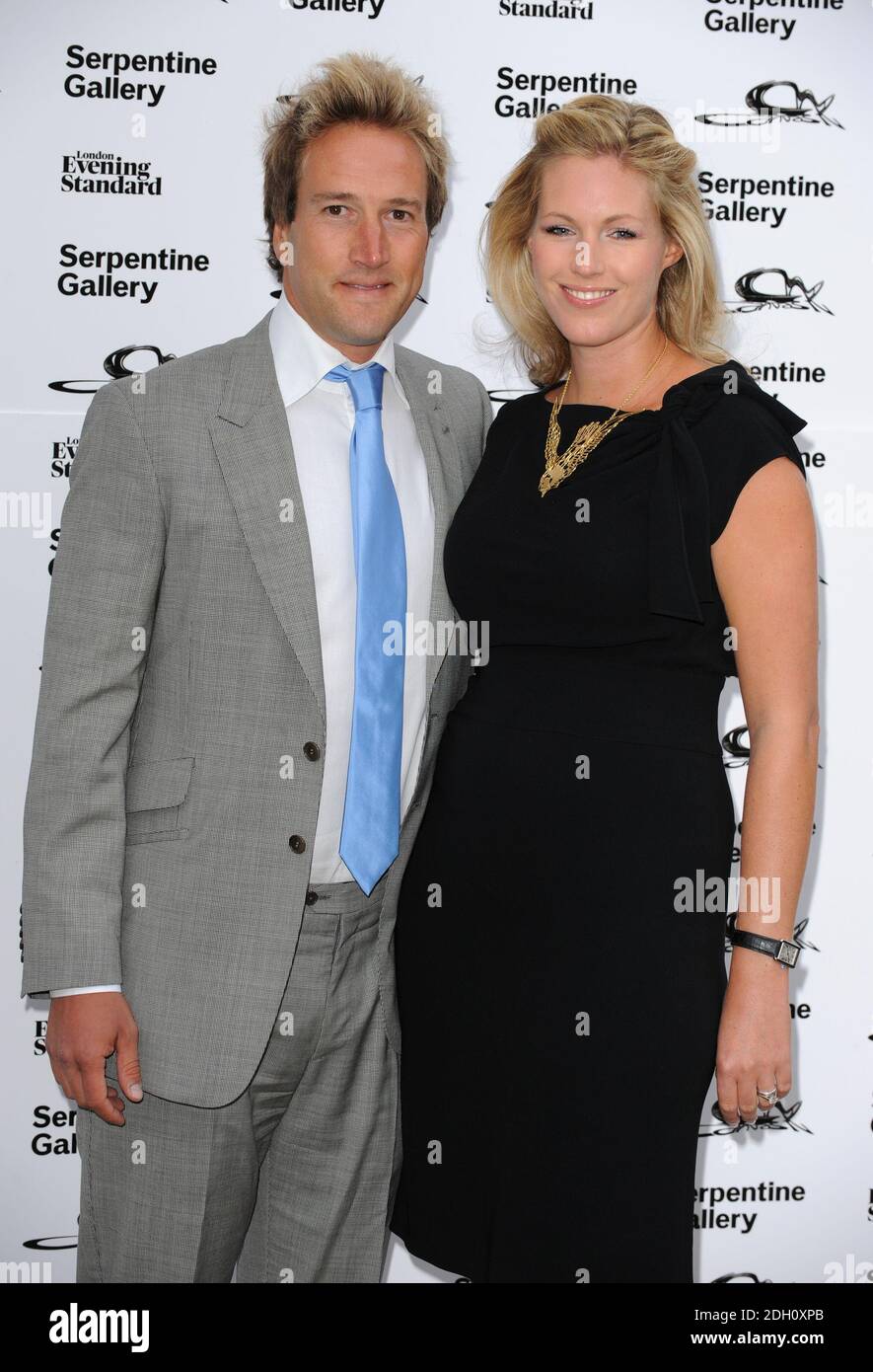 Ben Fogle and his wife Marina arriving at The Serpentine Summer Party ...