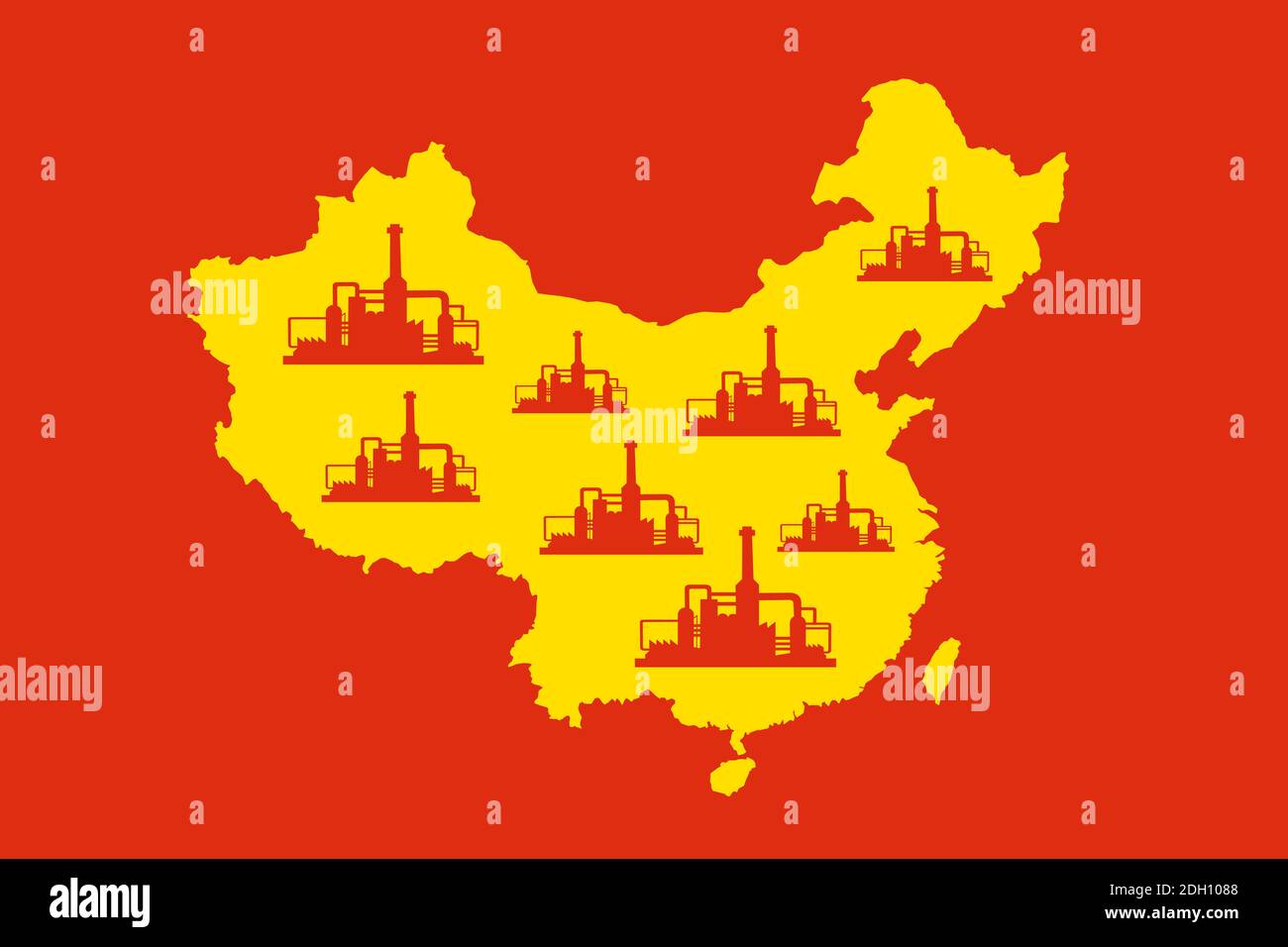 Map of brownfield hi-res stock photography and images - Alamy