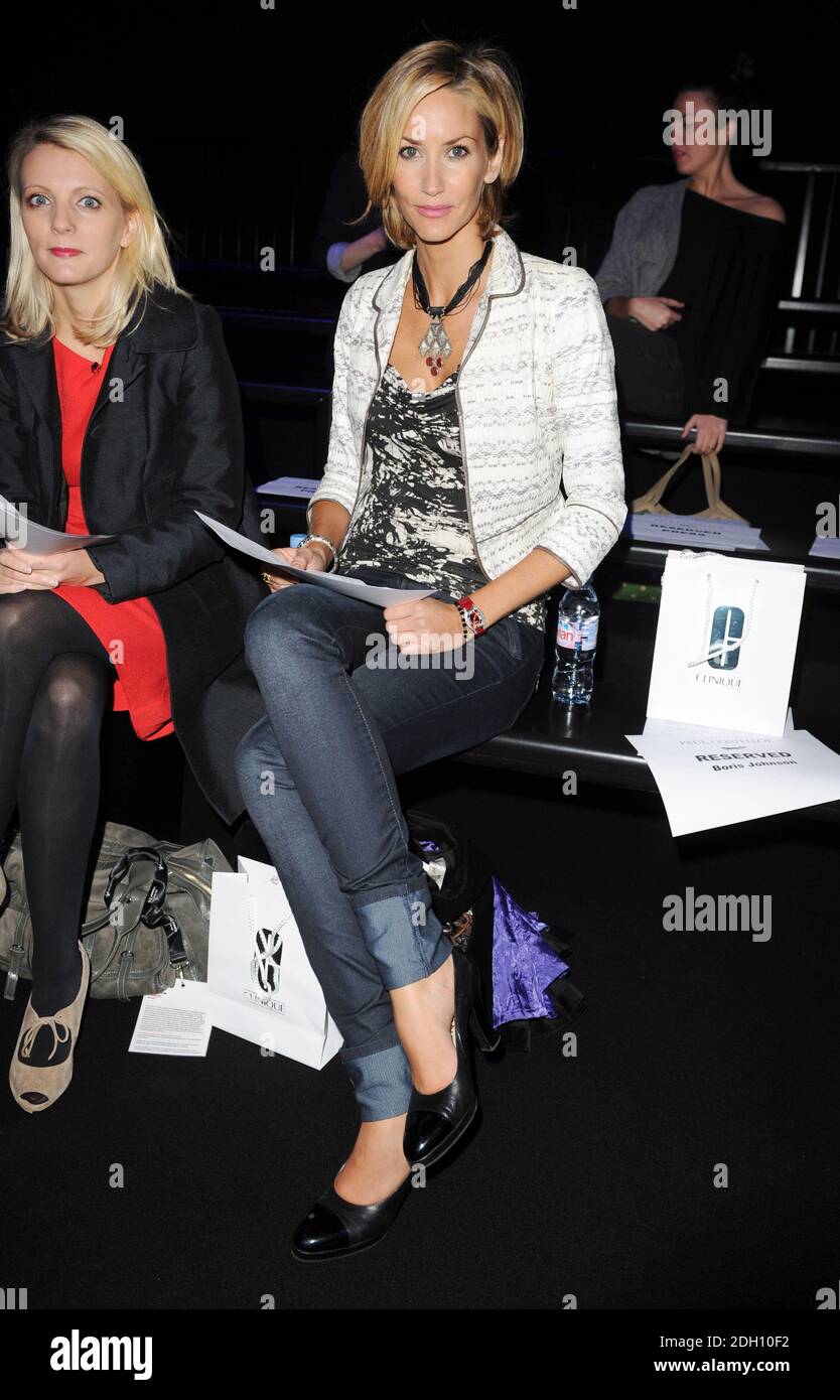 Lisa Butcher attending the Paul Costelloe Fashion Show, part of the ...