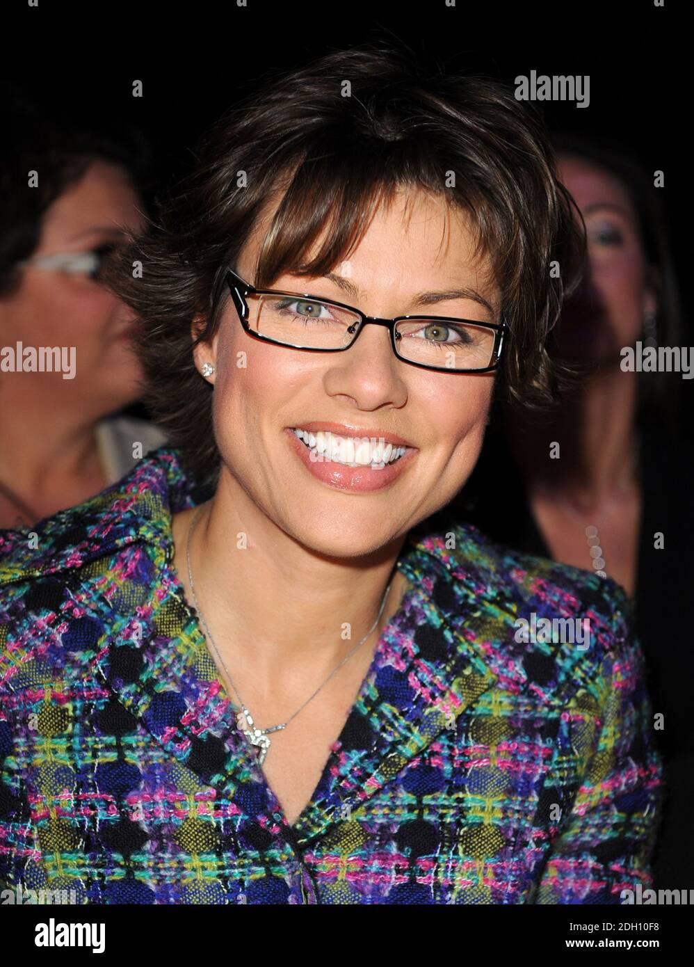 Kate Silverton attending the Paul Costelloe Fashion Show, part of the ...