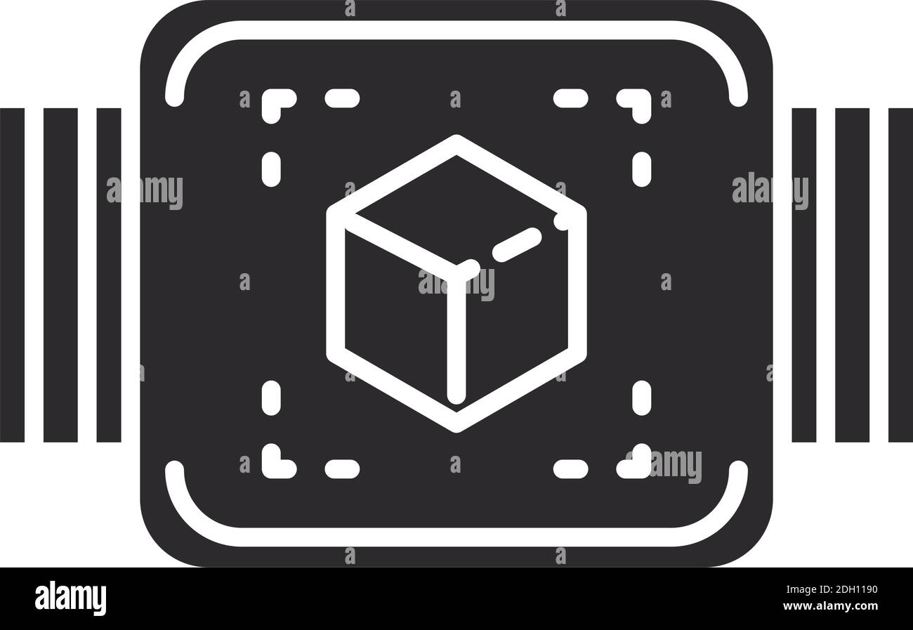 augmented reality wearable smart watch 3d view vector illustration ...