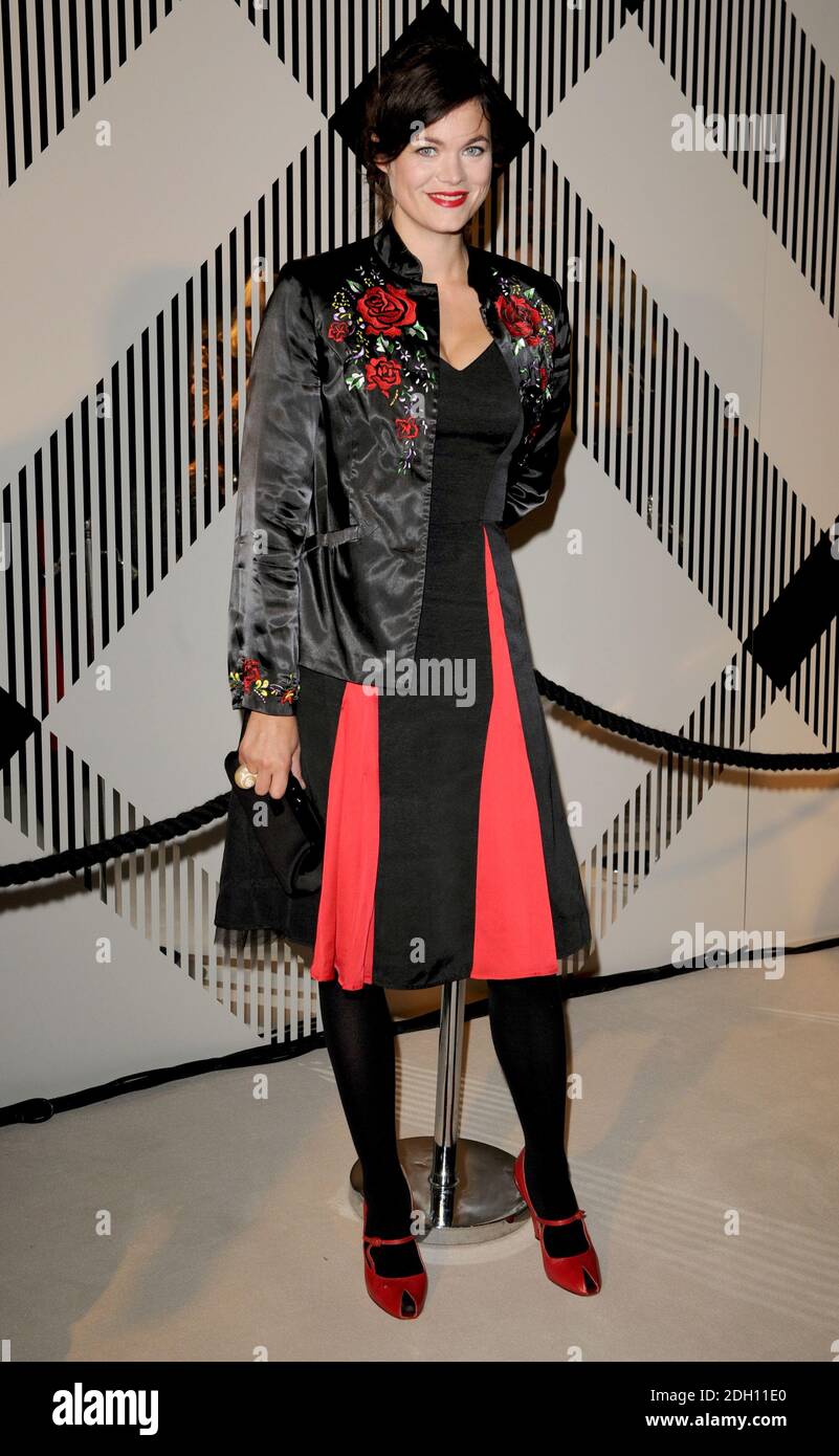 Jasmine Guinness arriving at the Burberry Catwalk Show After Party ...