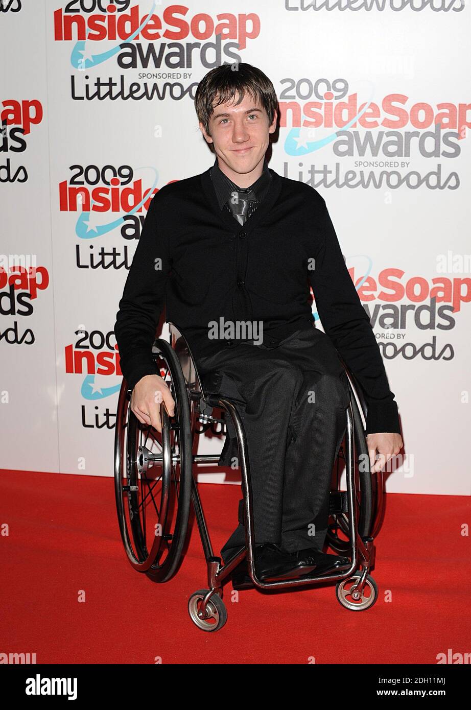 David Proud arriving for the 2009 Inside Soap Awards at Sketch, Conduit ...