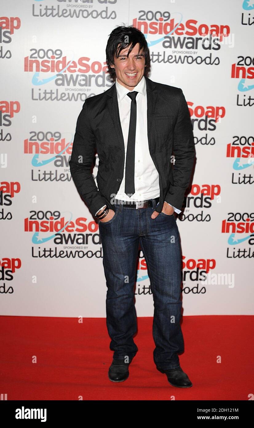 Adam Croasdell arriving for the 2009 Inside Soap Awards at Sketch ...