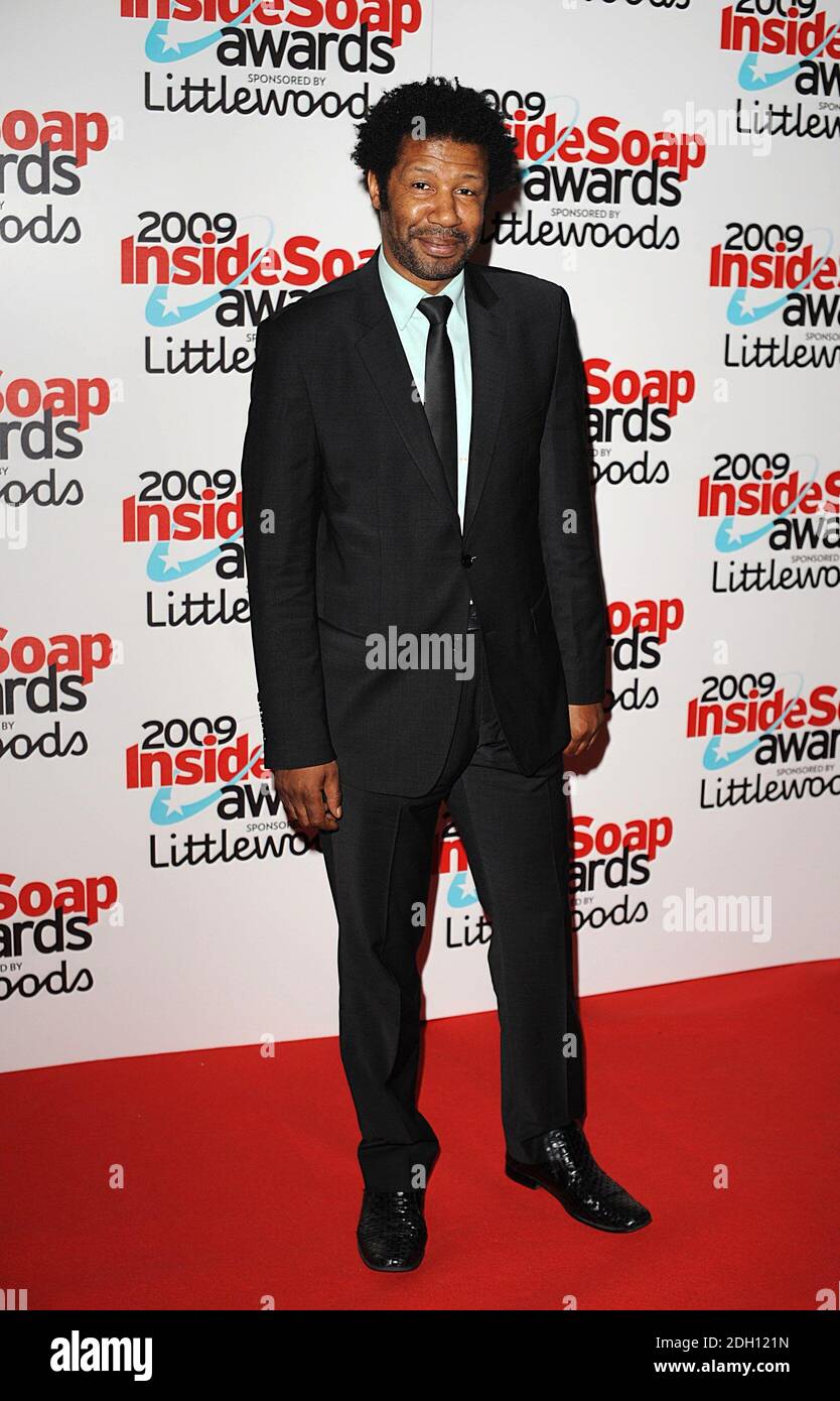 Brian Bovell arriving for the 2009 Inside Soap Awards at Sketch ...