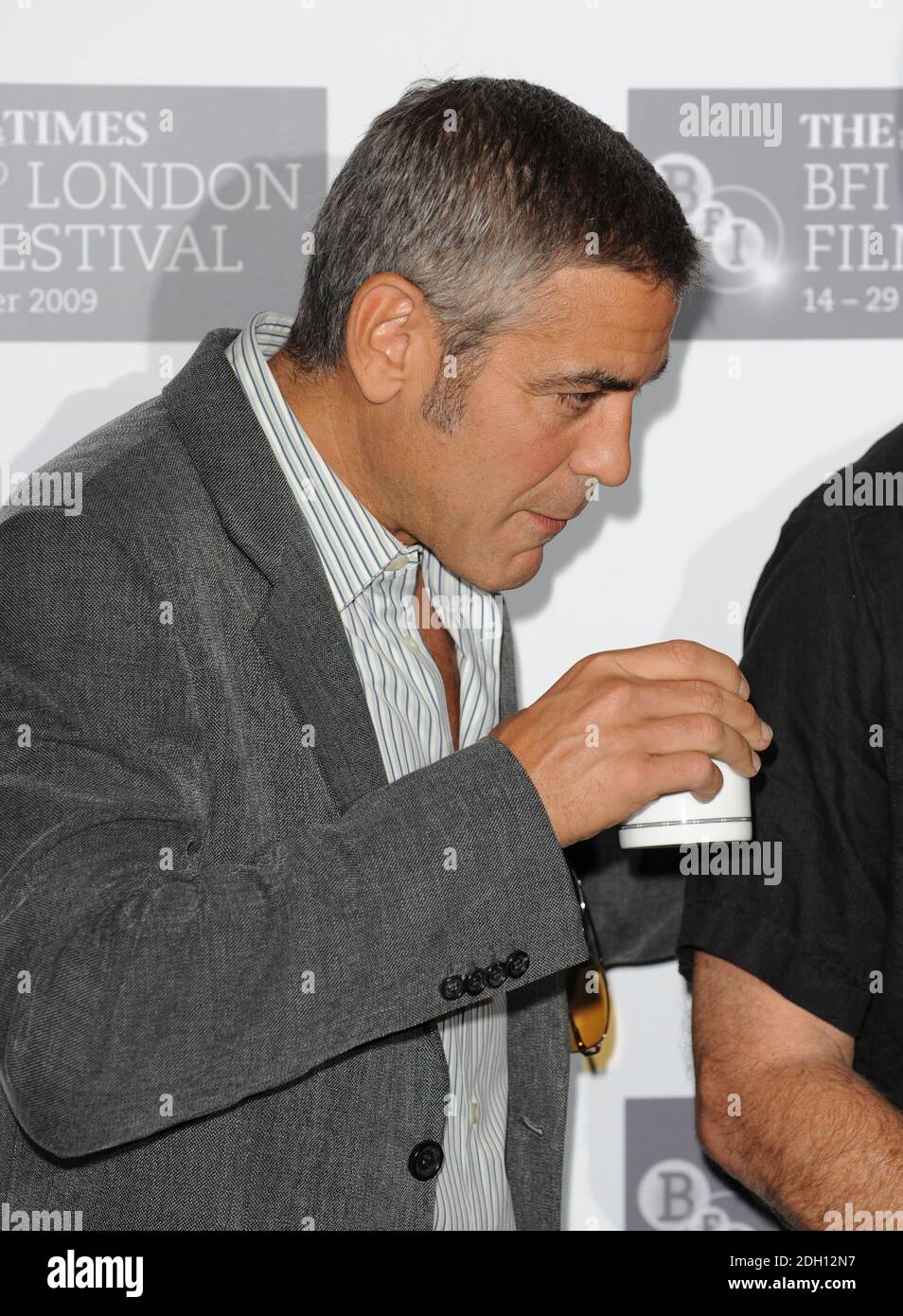 George Clooney at the 'Fantastic Mr Fox' photocall as part of the BFI ...