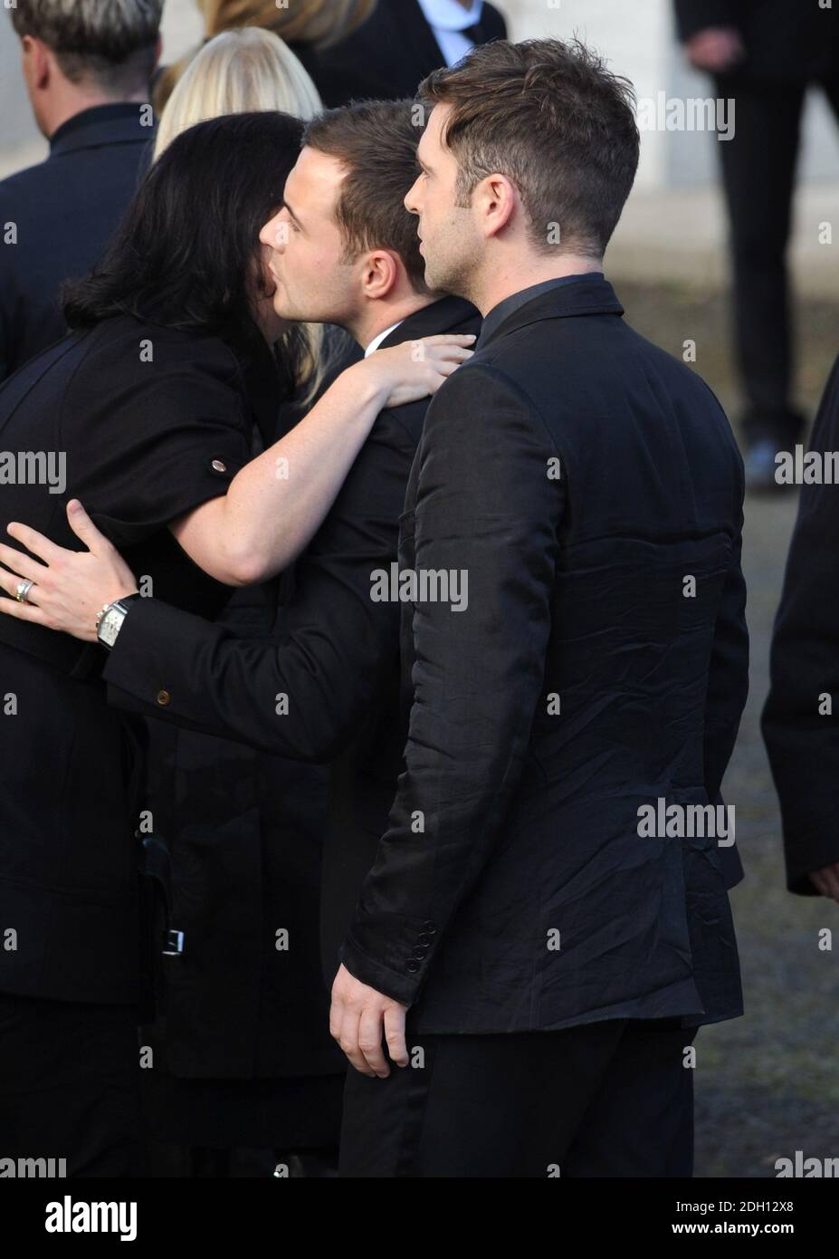Shane Filan and Mark Feehily from Westlife arrives at St Laurence O ...