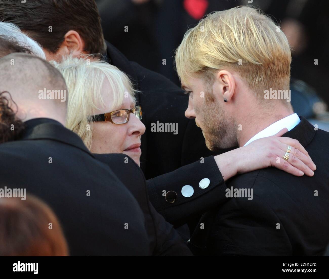Funeral stephen gately st laurence otoole church hi-res stock ...