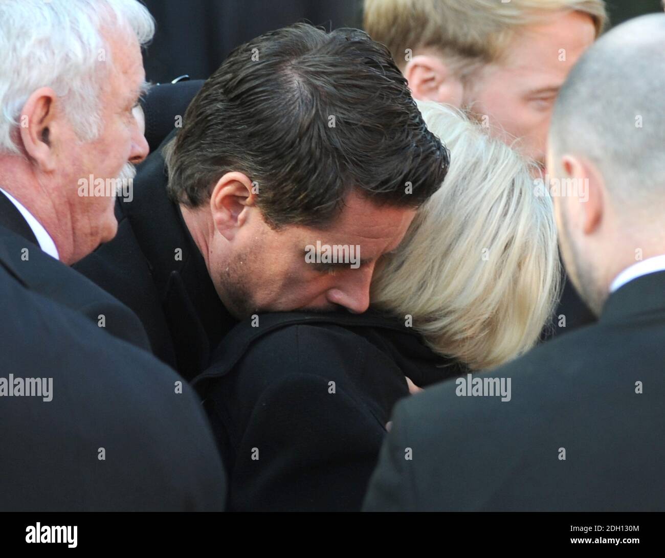 Stephen's mother, Margaret Gately seen hugging Keith Duffy during the ...