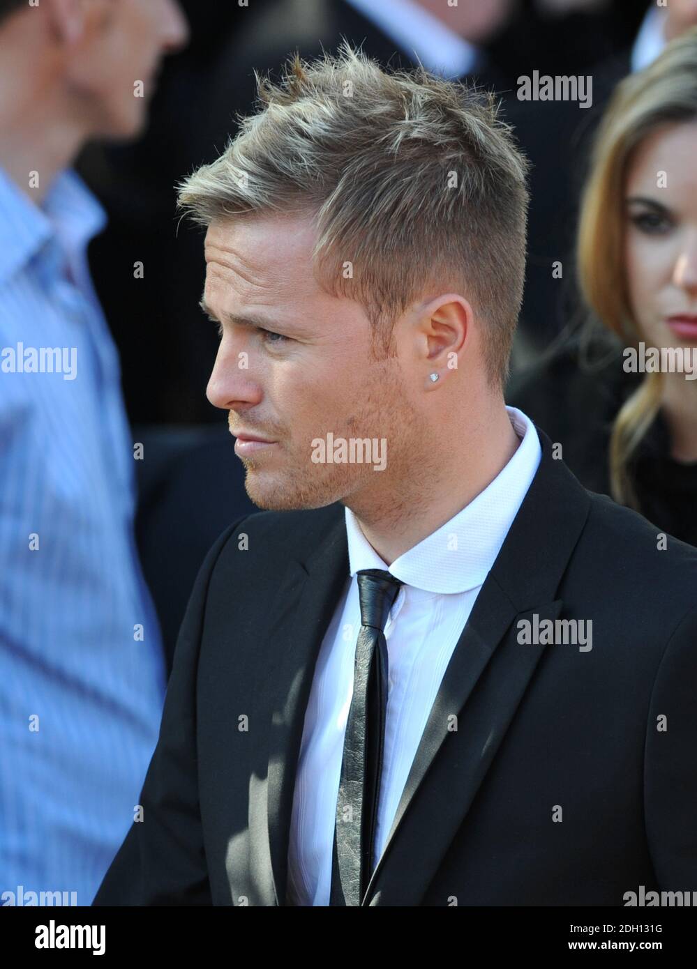 Nicky from Westlife pictured after attending a service at St Laurence O ...