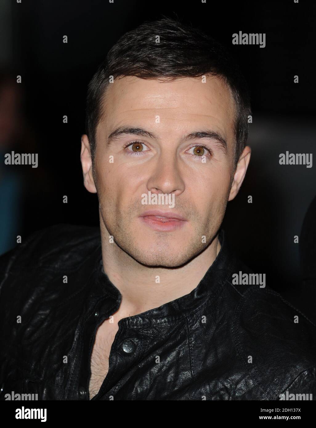 Shane from Westlife arriving at the global premiere event of Michael ...