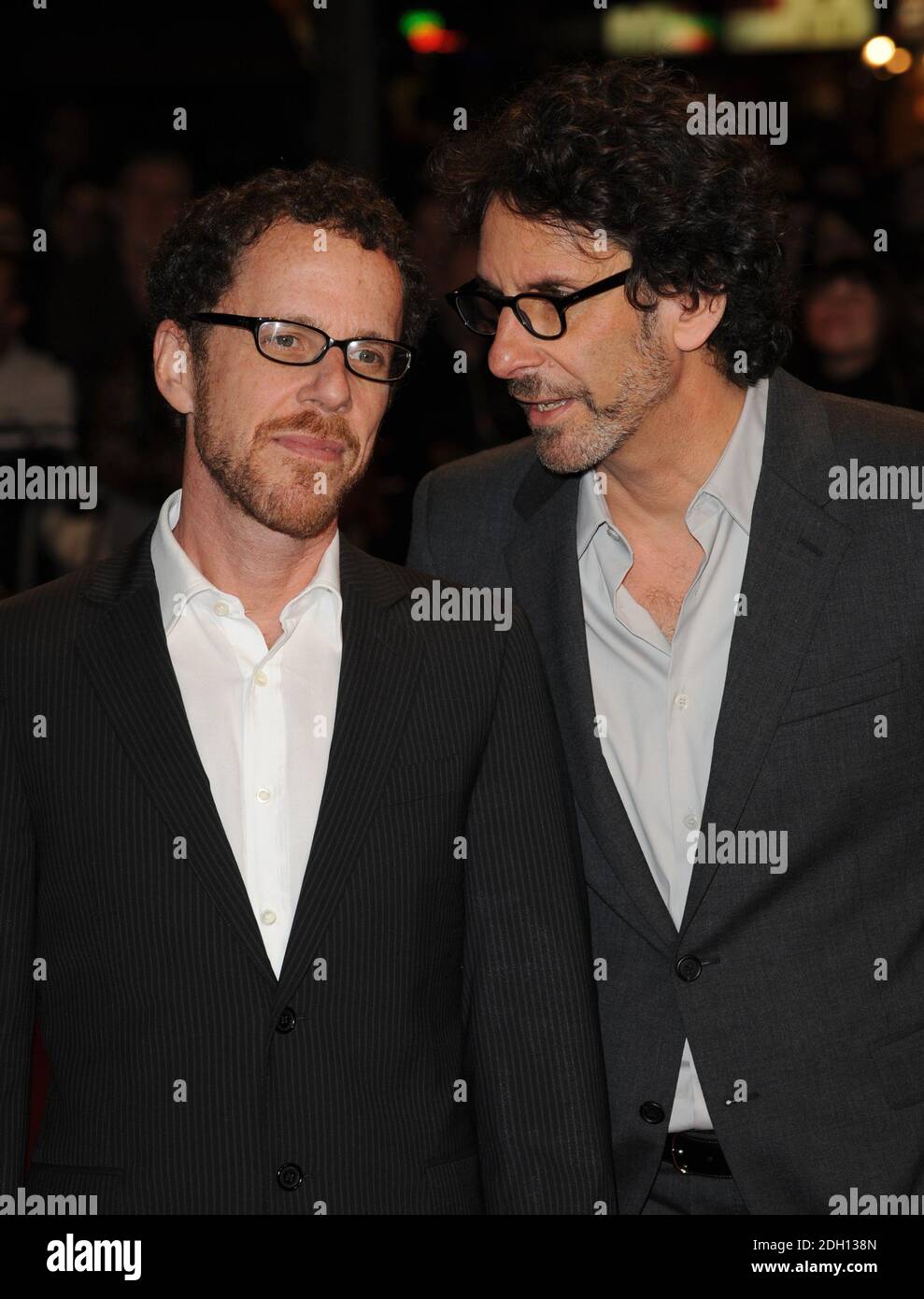Ethan and Joel Coen arriving at the London Film Festival 2009 film ...