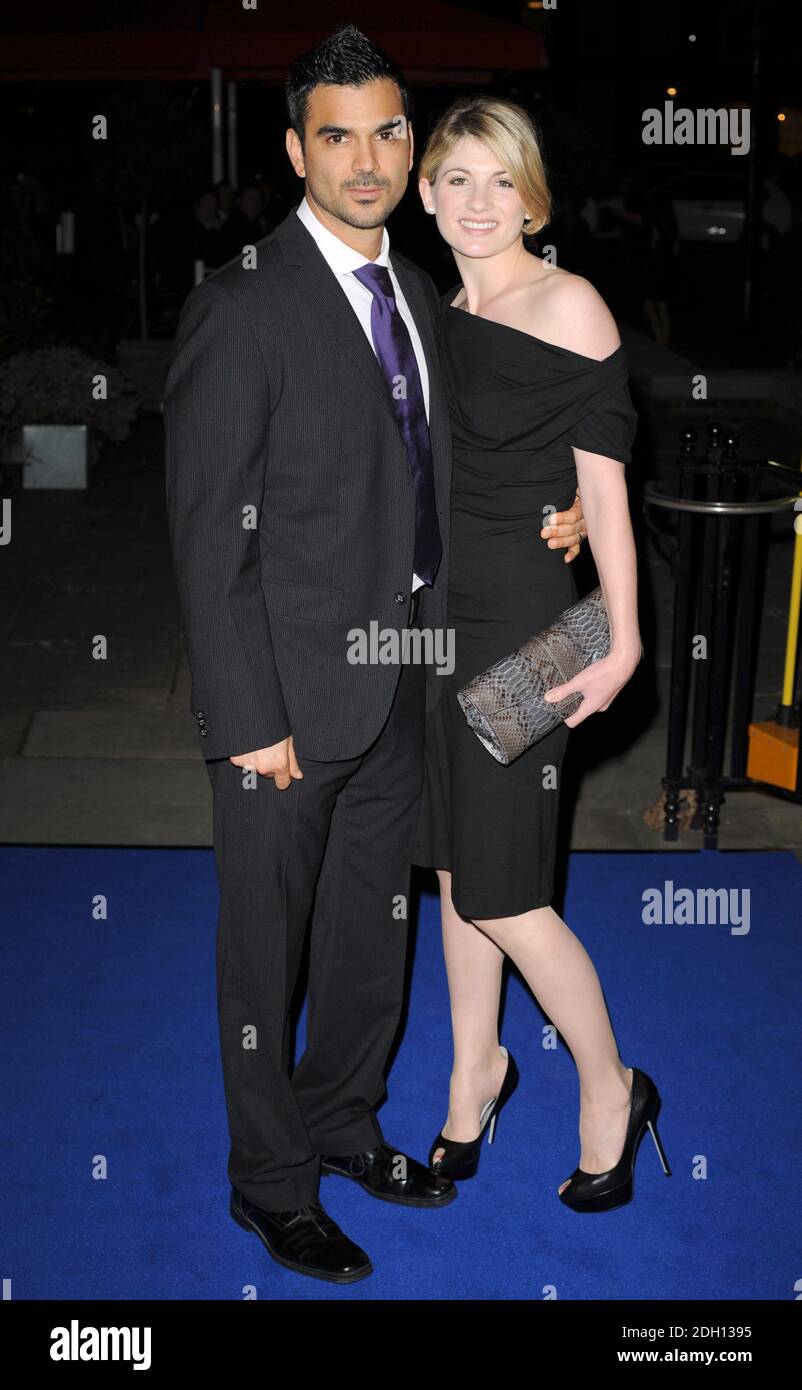Jodie Whittaker and husband Christian Contreras arriving at the BFI ...